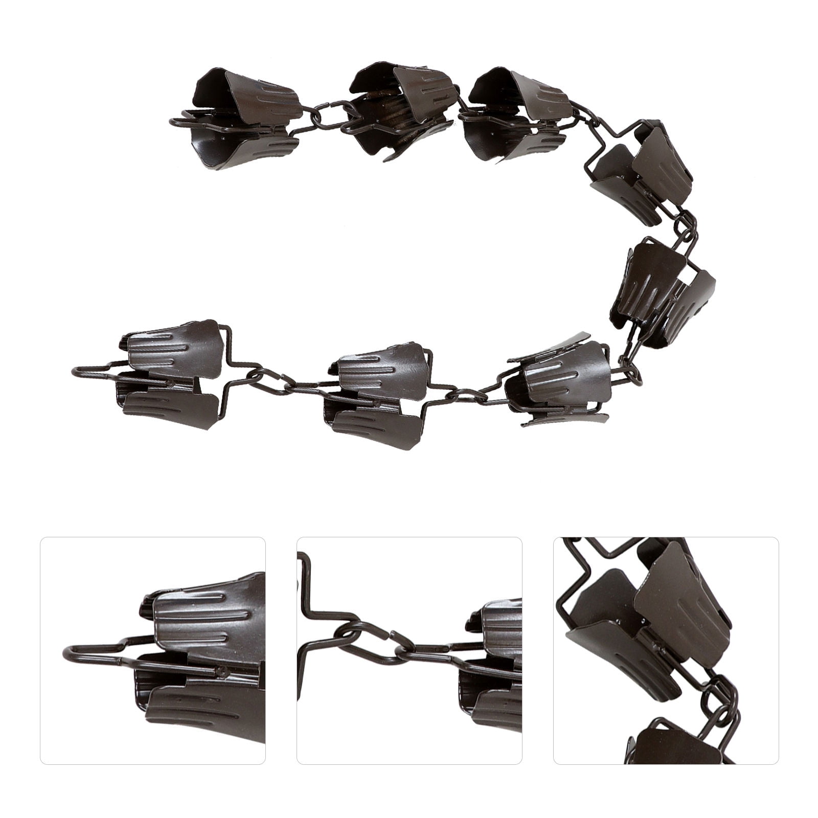 Masteelf Rain Chain Bell Decor Gutter Garden Rainwater Chains for ...
