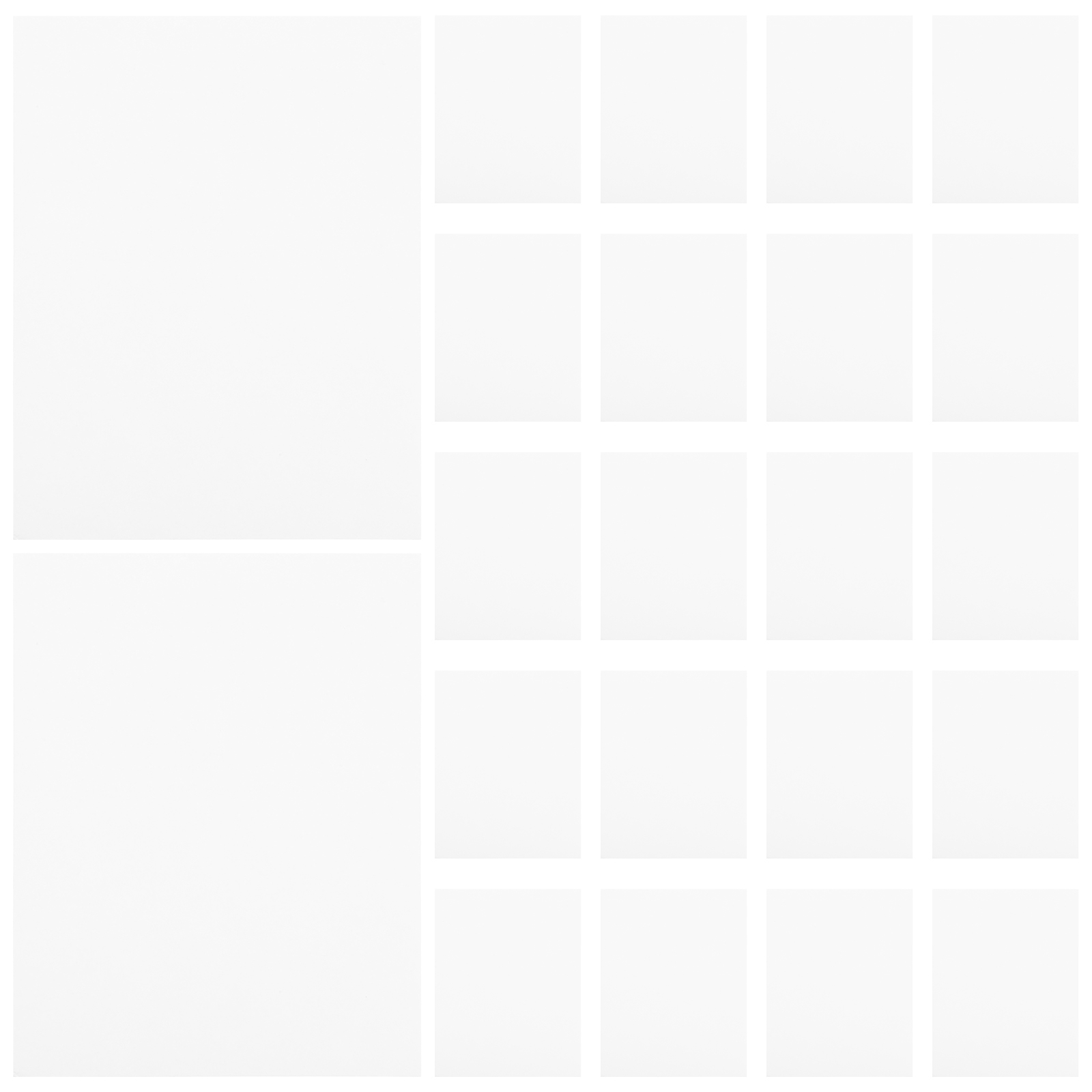 Masteelf Raindrops 100 Sheets Name Tags Stickers Adhesive Labels A4 ...