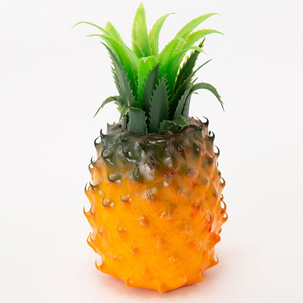 Masteelf Realistic Artificial Pineapple Decor Yellow Foams for Home ...