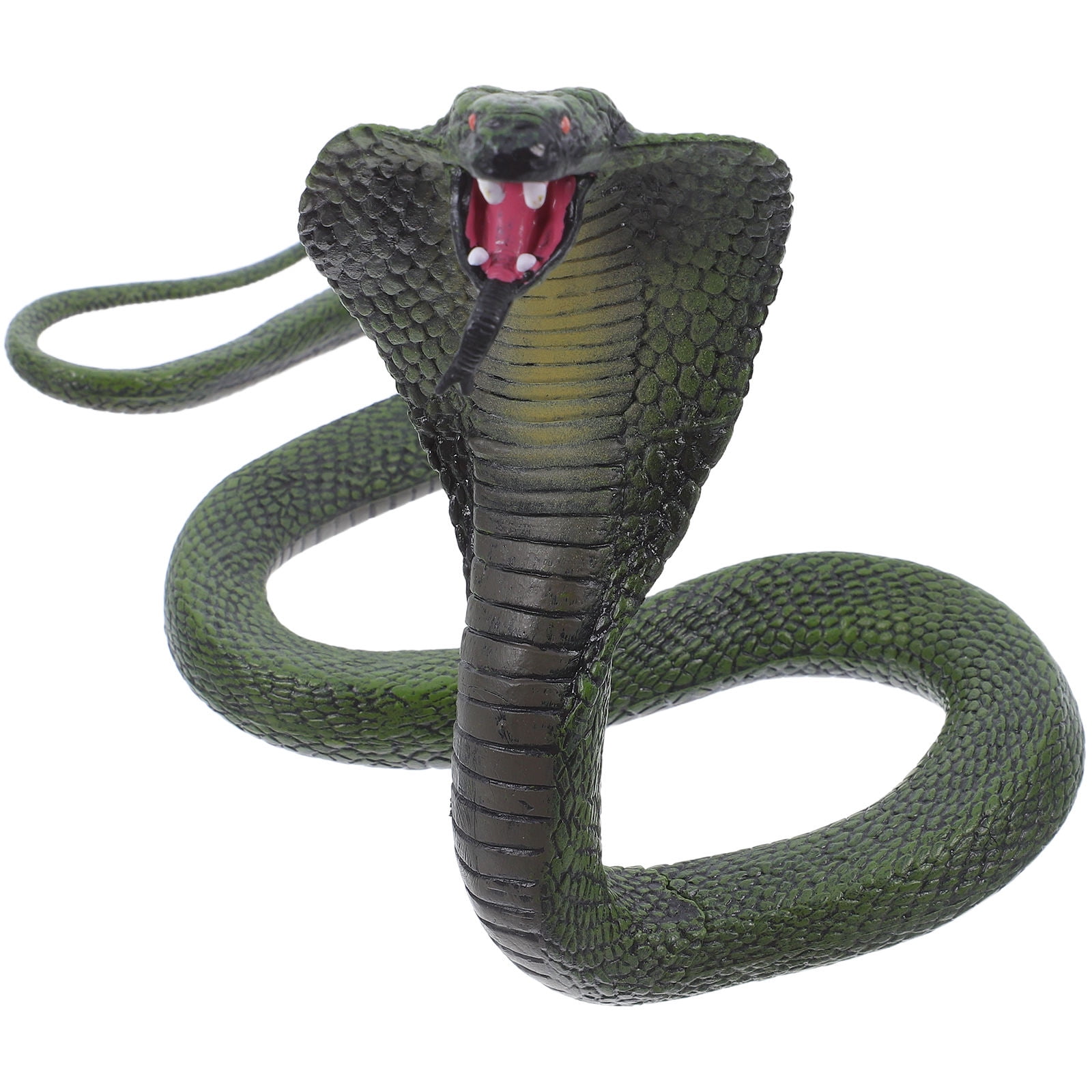 Masteelf Realistic Solid Snake Model Decor Lifelike Snake Sculpture ...