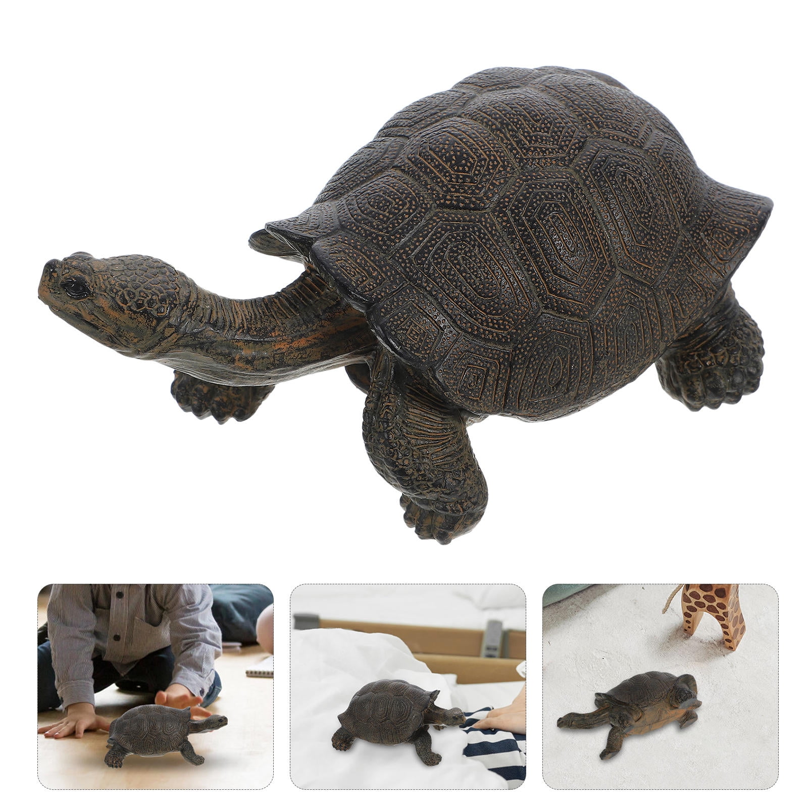 Masteelf Realistic Turtle Figurine Fake Turtle Figure Simulated Animal ...