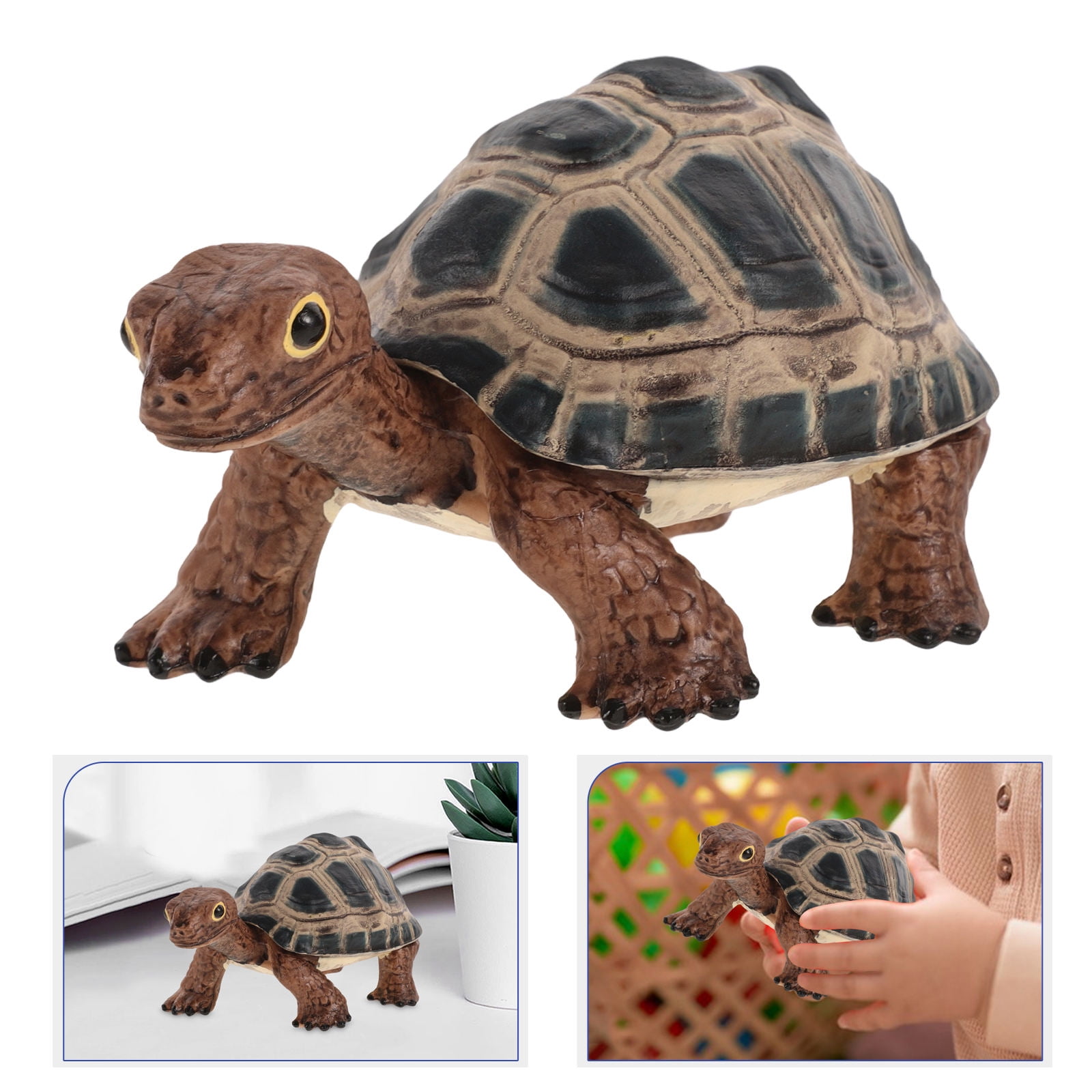 Masteelf Realistic Turtle Model - Turtle Figurine Toy Decorative Small ...