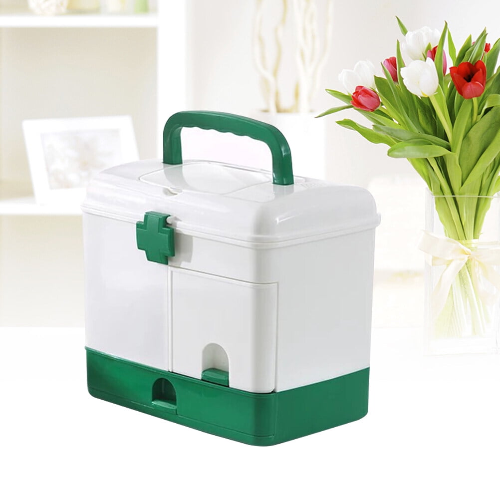Masteelf Really Labels Carrying Medicine Box Emergency Drugs Storage ...