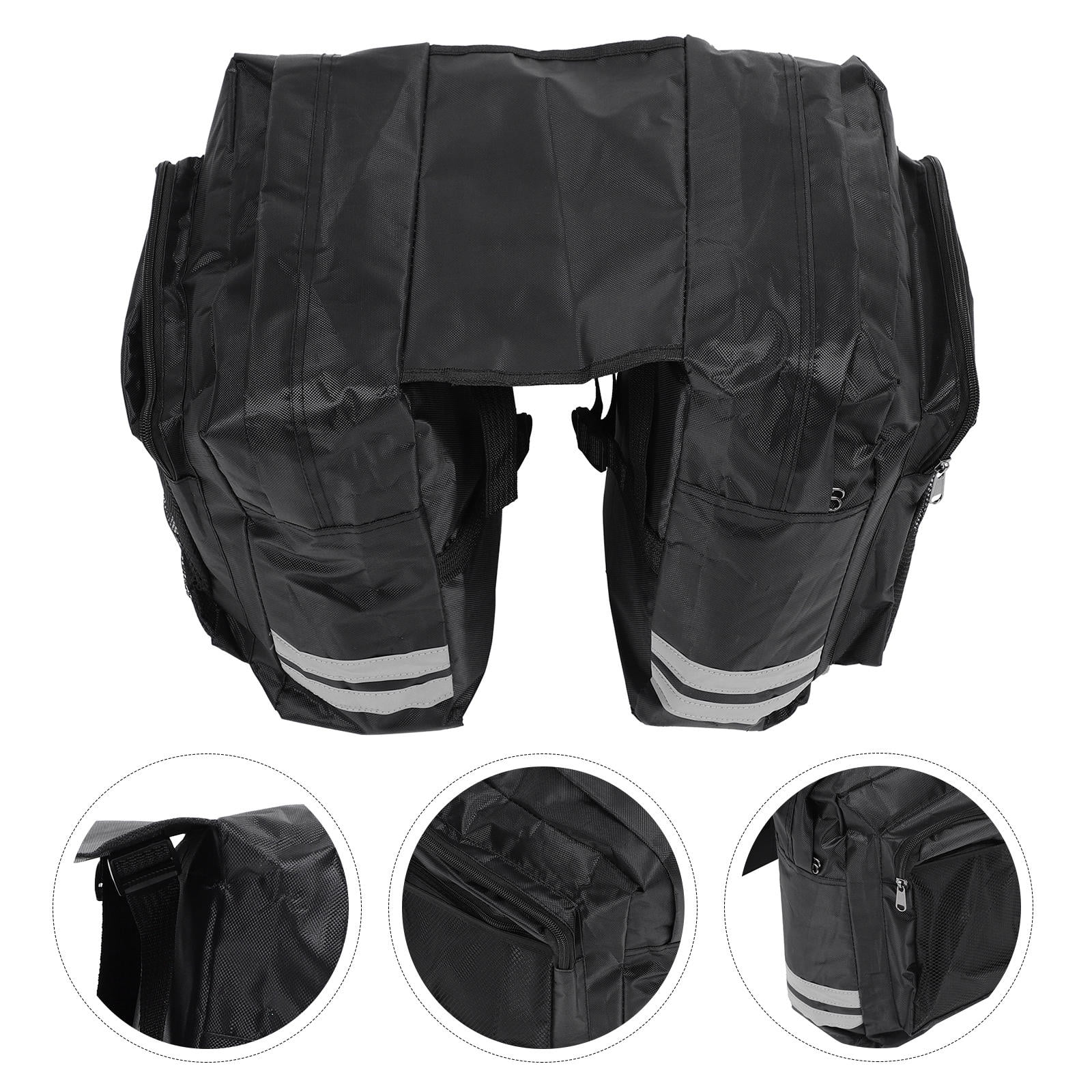 Masteelf Rear Shelf Bag Saddlebags for Bikes Bicycles Carrier Rack ...