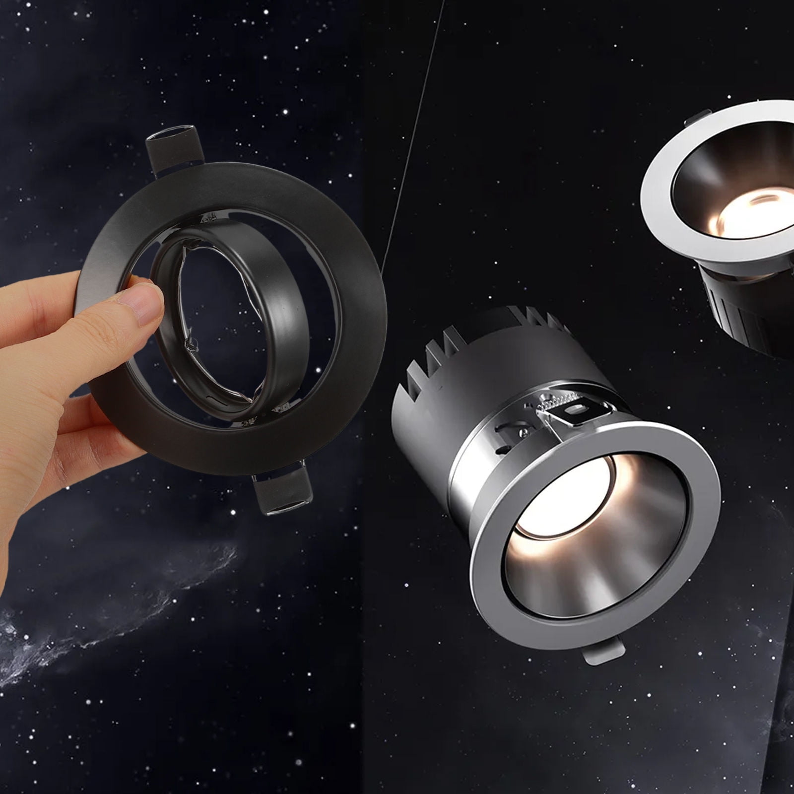 Masteelf Recessed Light Cover Decorative Spotlight Cover Trim Accessory ...