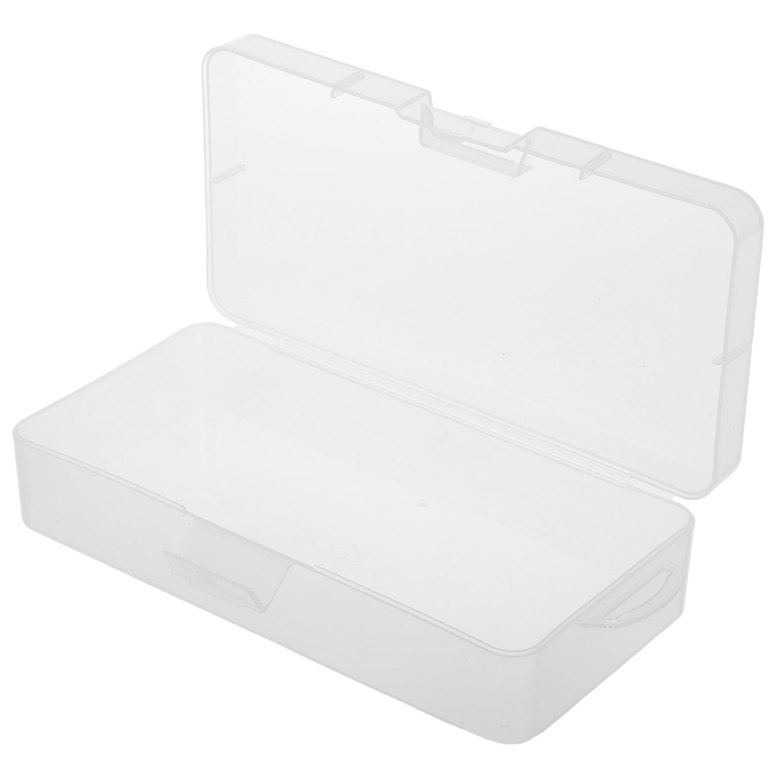 Masteelf Rectangular Empty Mini Clear Plastic Organizer Storage Box ...