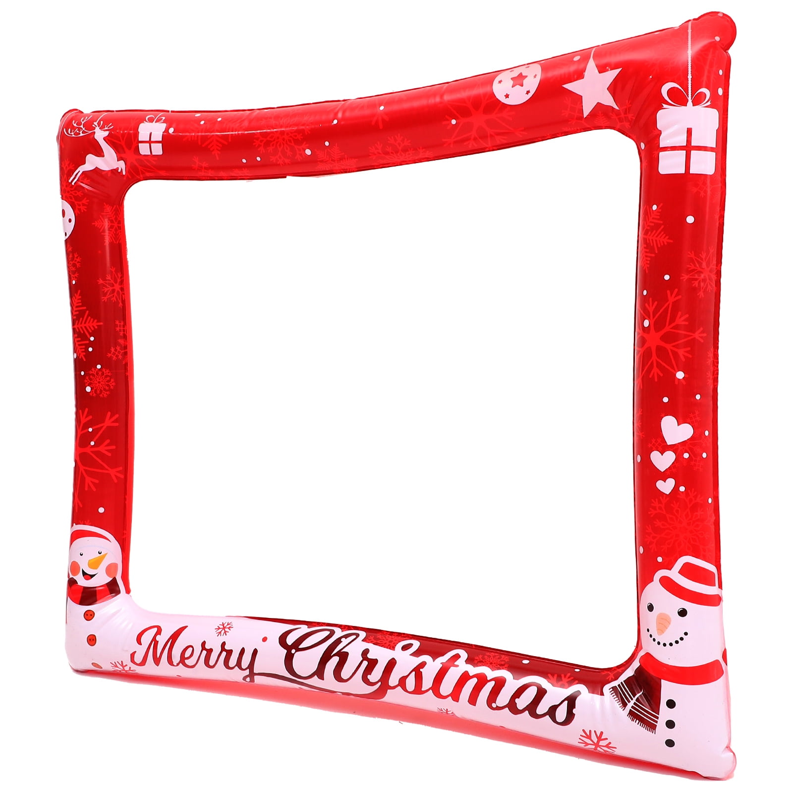 Masteelf Red Christmas Inflatable Photo Frame Selfie Prop for Party ...