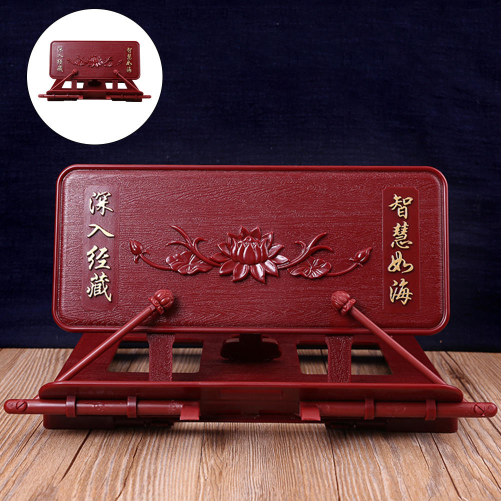 Masteelf Red Plastic Book Stand for Temple or School 6.5 x 4.3 Inches ...