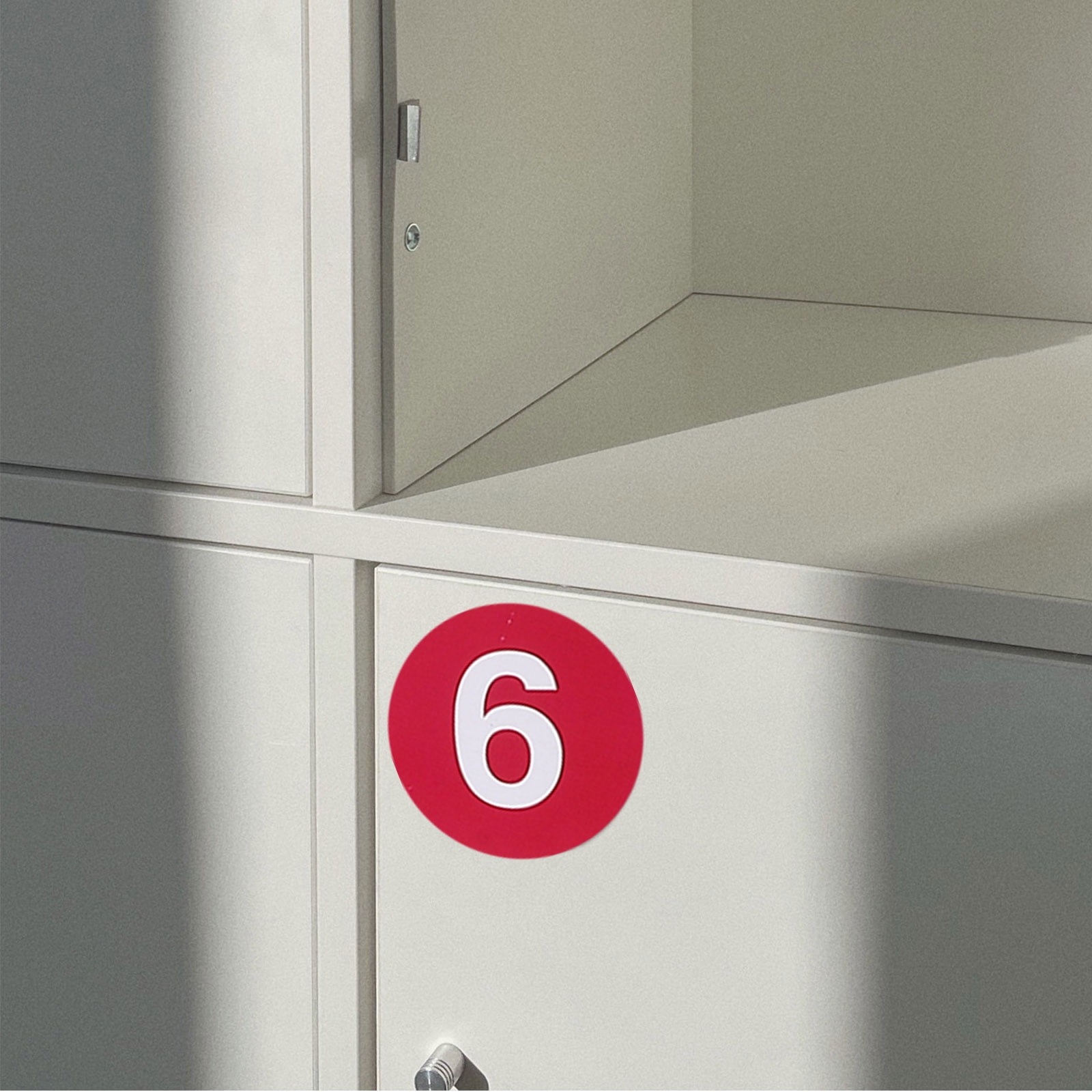 Masteelf Red Self-adhesive Number Stickers for Decoration Water ...