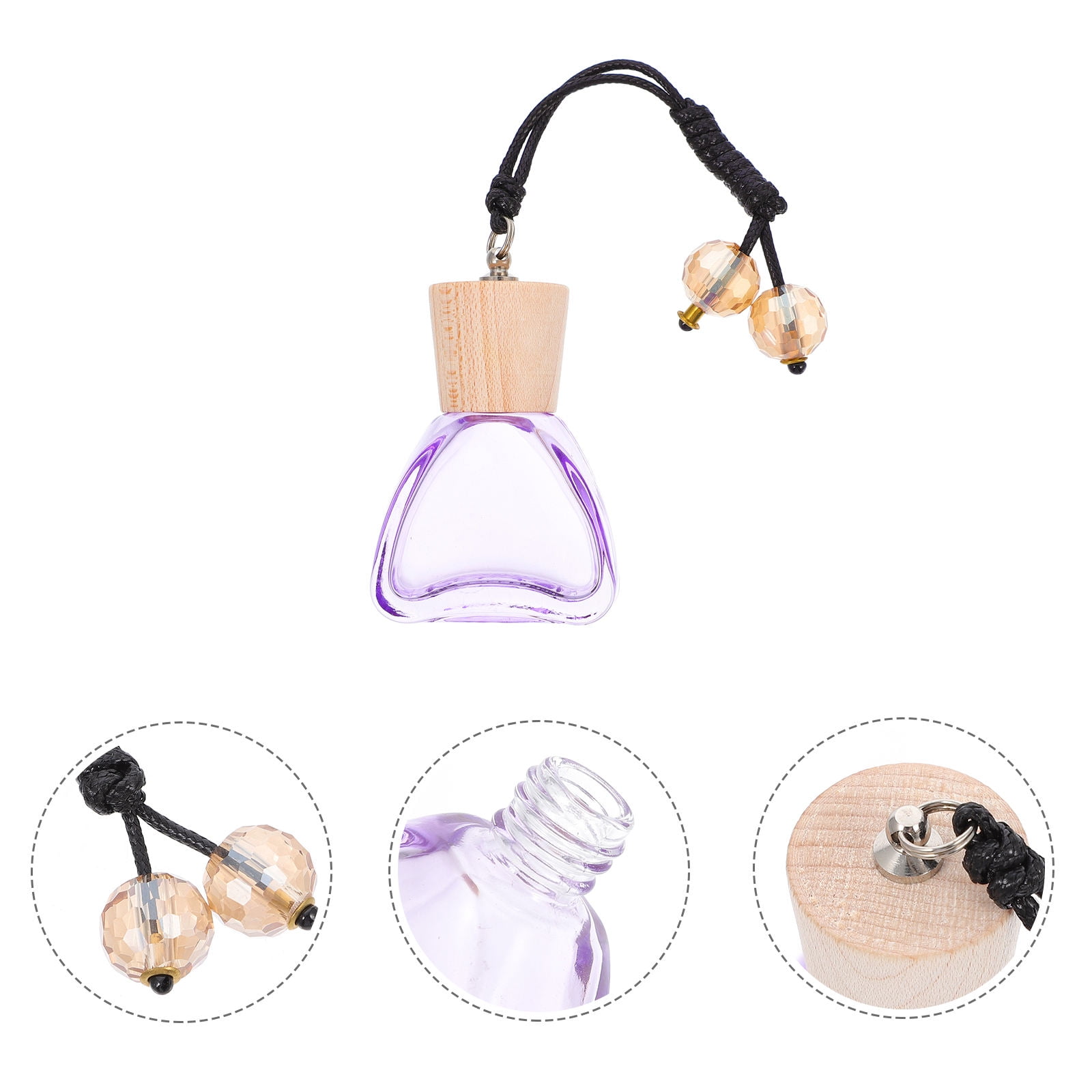 Masteelf Refillable Bottle Car Hanging Prop Decor Essential Oil ...