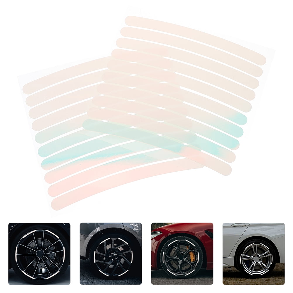 Masteelf Reflective Wheel Stickers for Car Improve Visibility and ...