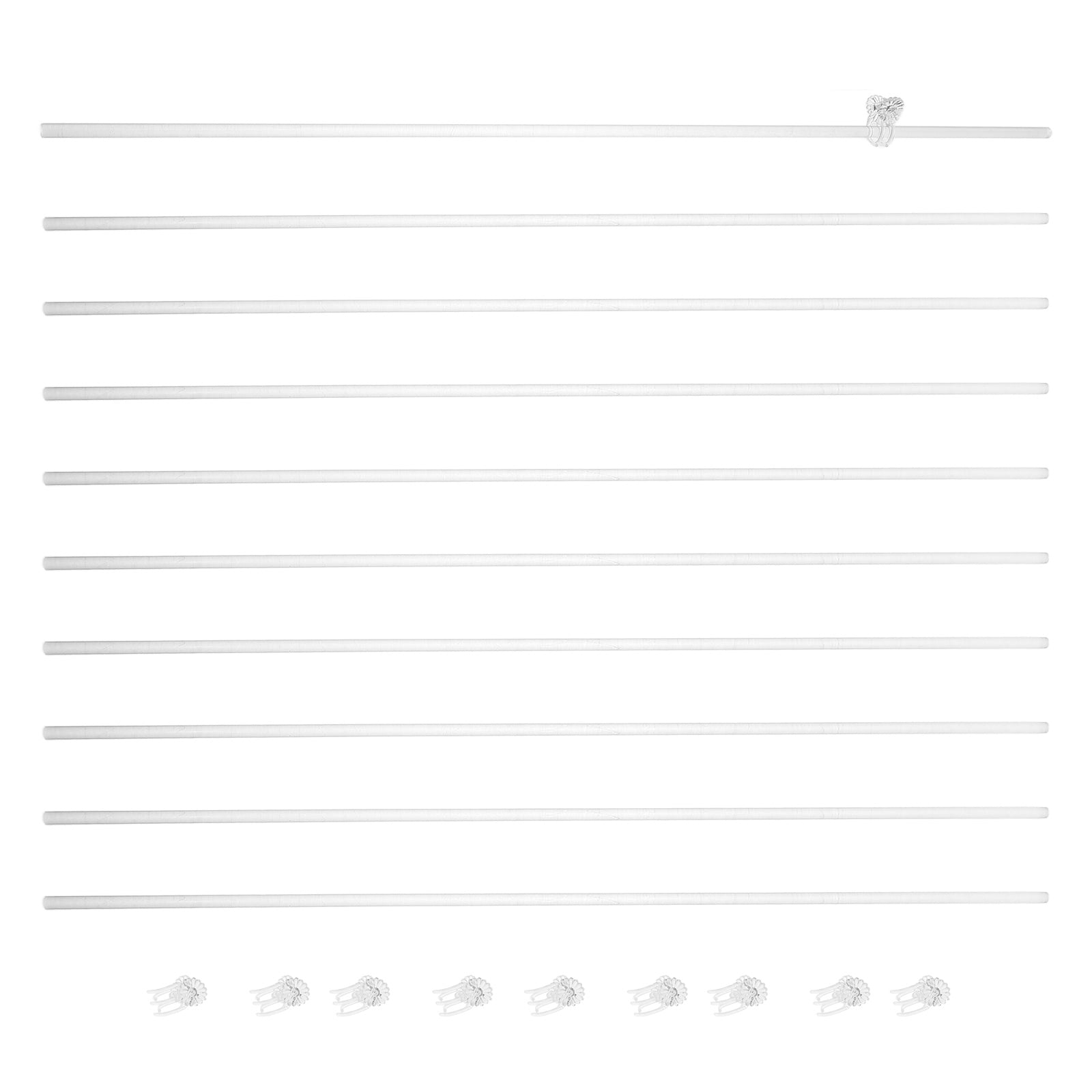 Masteelf Removable Caudal Fin Orchid Brackets Plant Support Stakes ...