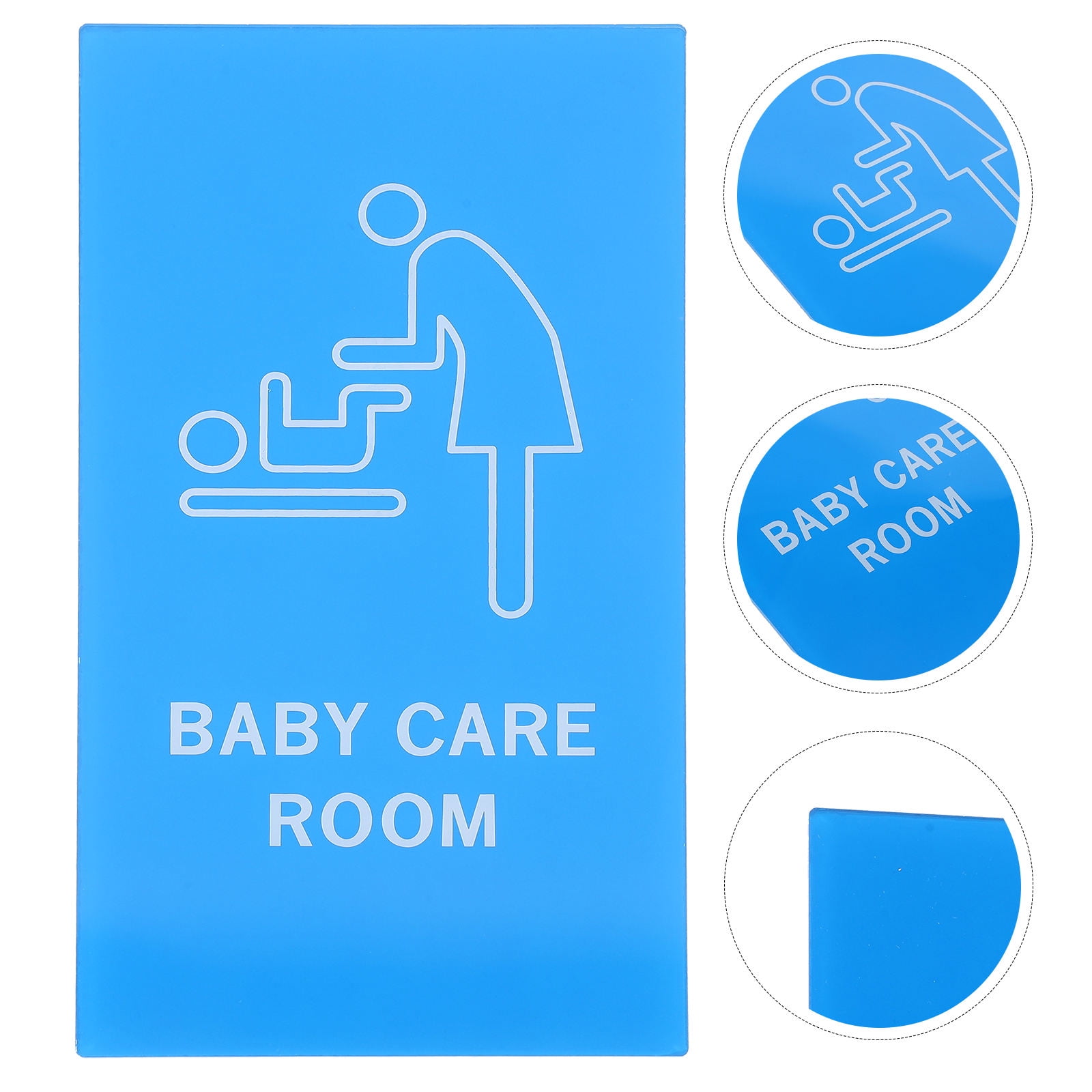 Masteelf Removable Diaper Change Sign Men and Women Mother - Walmart.com