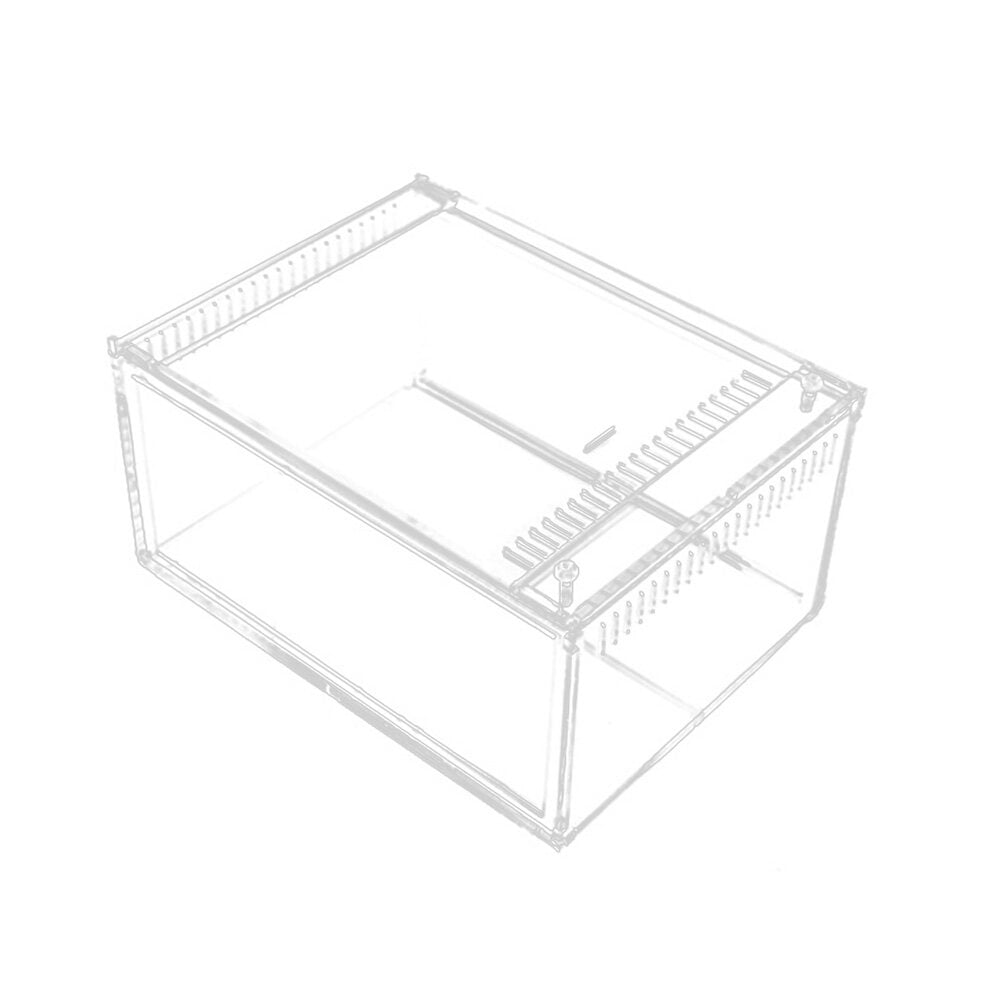 Masteelf Reptile Feeding Box Dig Guppy Animal Animals The Transparent ...