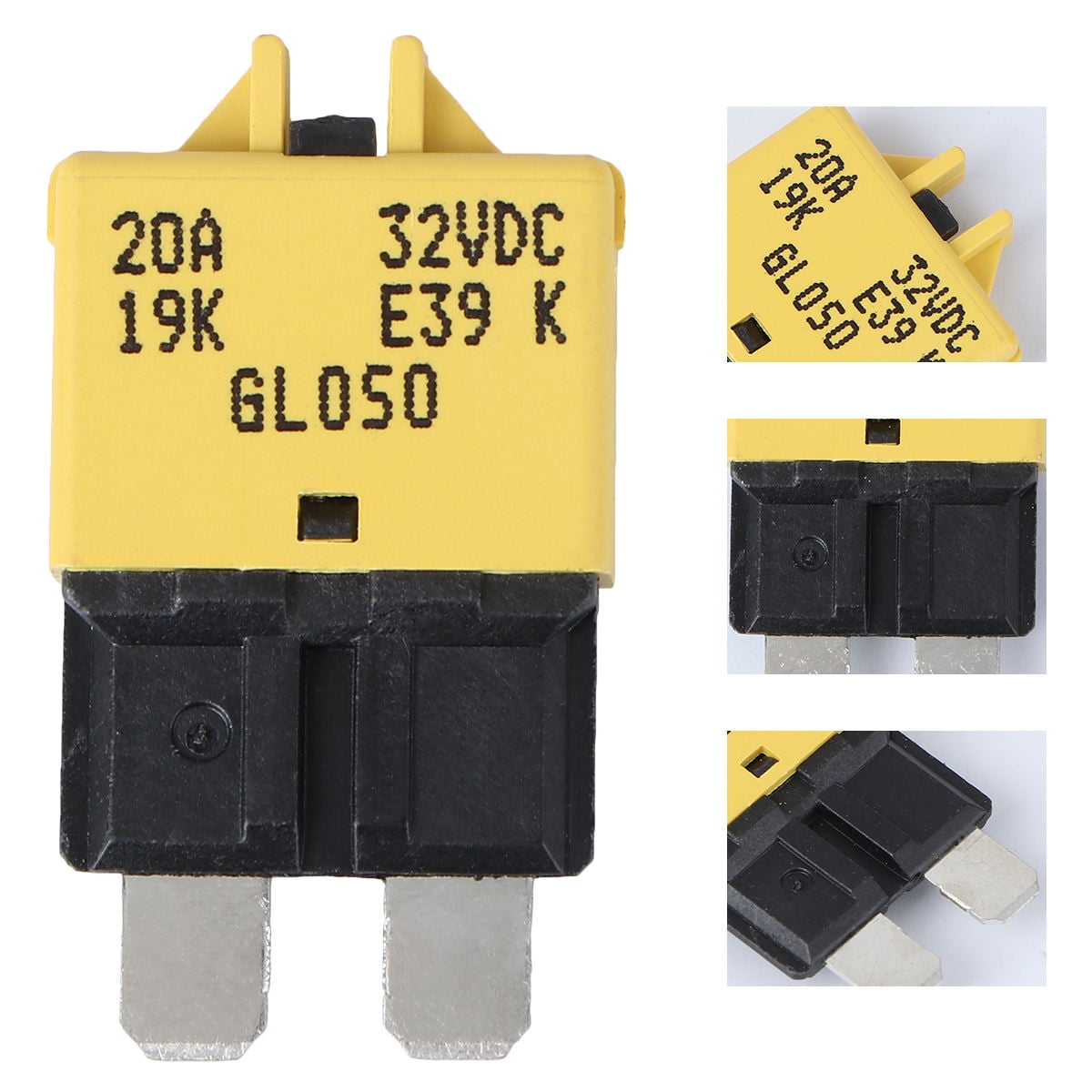 Masteelf Resettable Fuse for Circuit Breaker Performance 20 Amp Mini ...