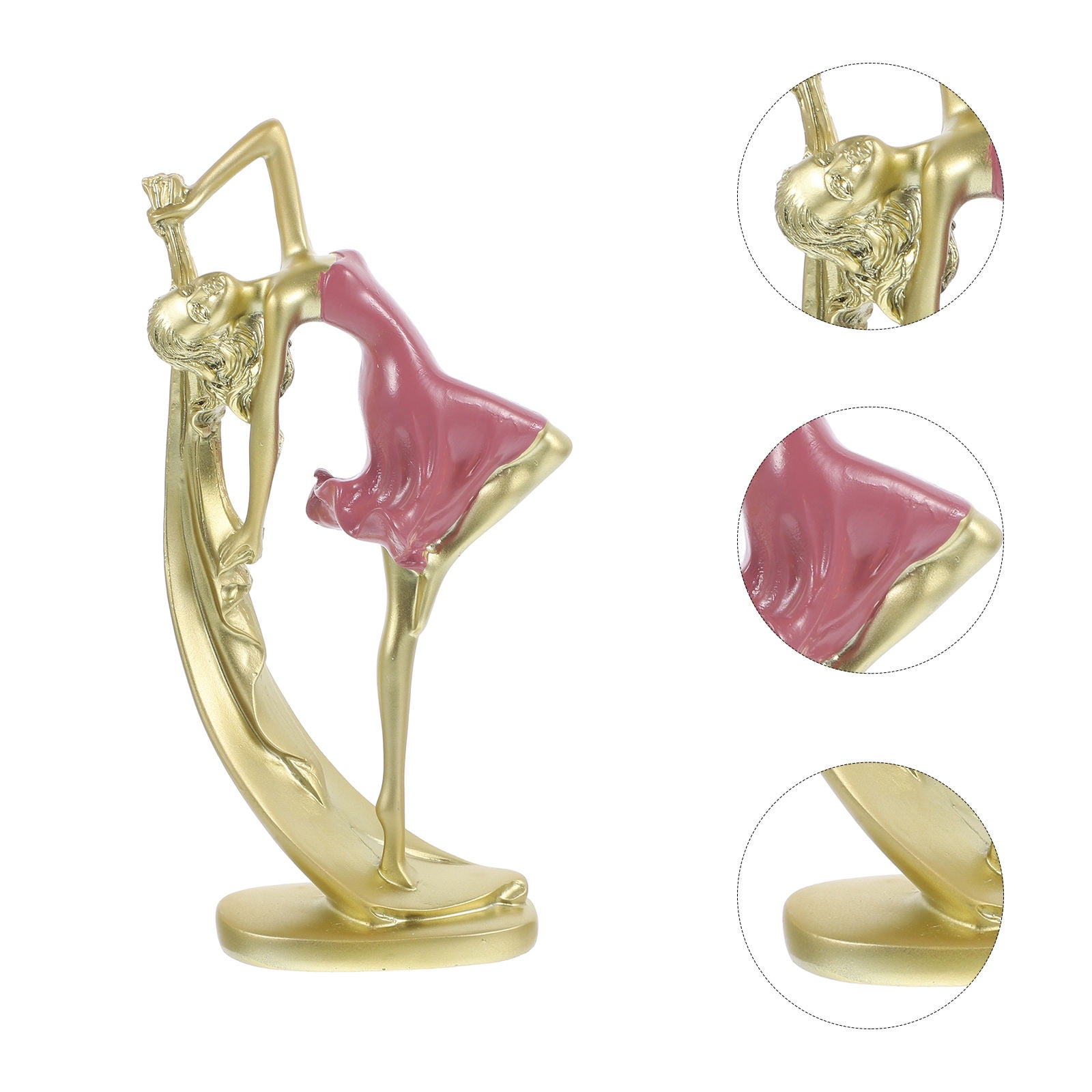 Masteelf Resin Dancing Lady Sculpture Girl Figurine Statue Decoration ...