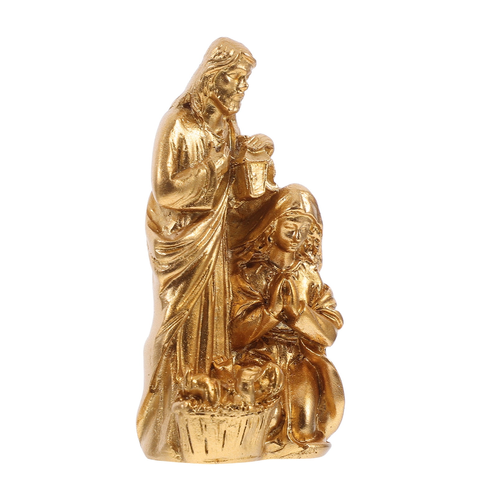 Masteelf Resin Jesus Figurine Desktop Jesus Ornament For Church ...