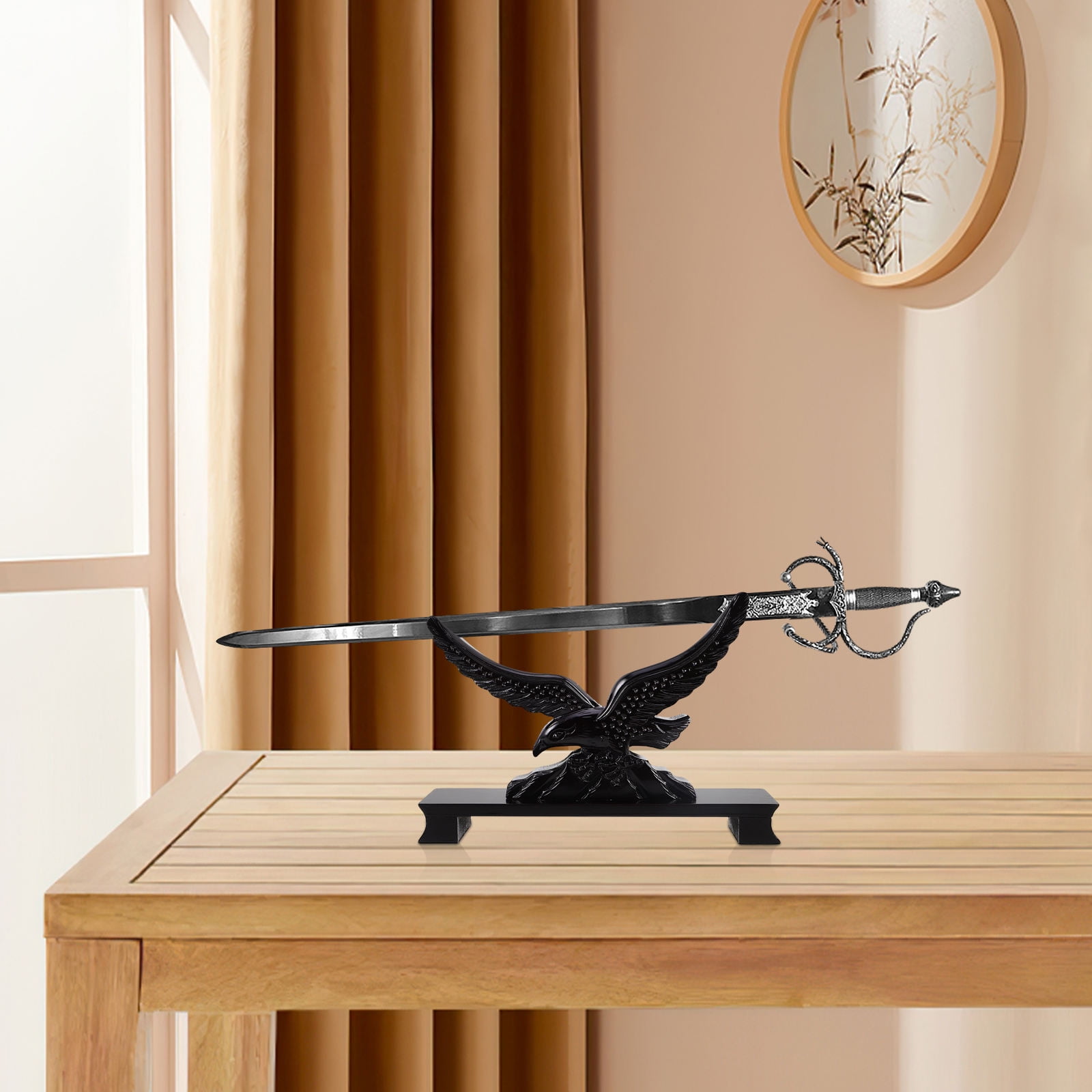 Masteelf Resin Sword Display Stand with Eagle Design for Displaying Swords at Home or Office ...
