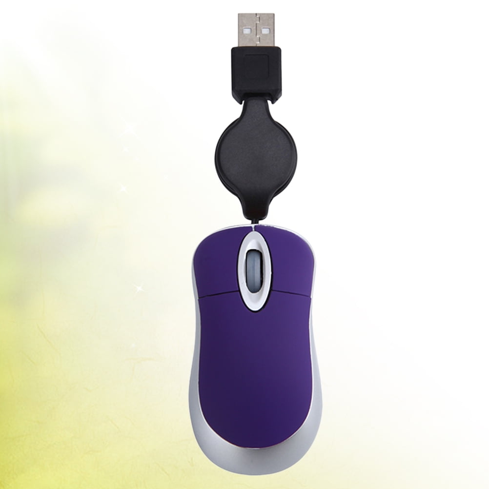 Masteelf Retractable Travelling Mouse USB Desktop Accurate Positioning ...