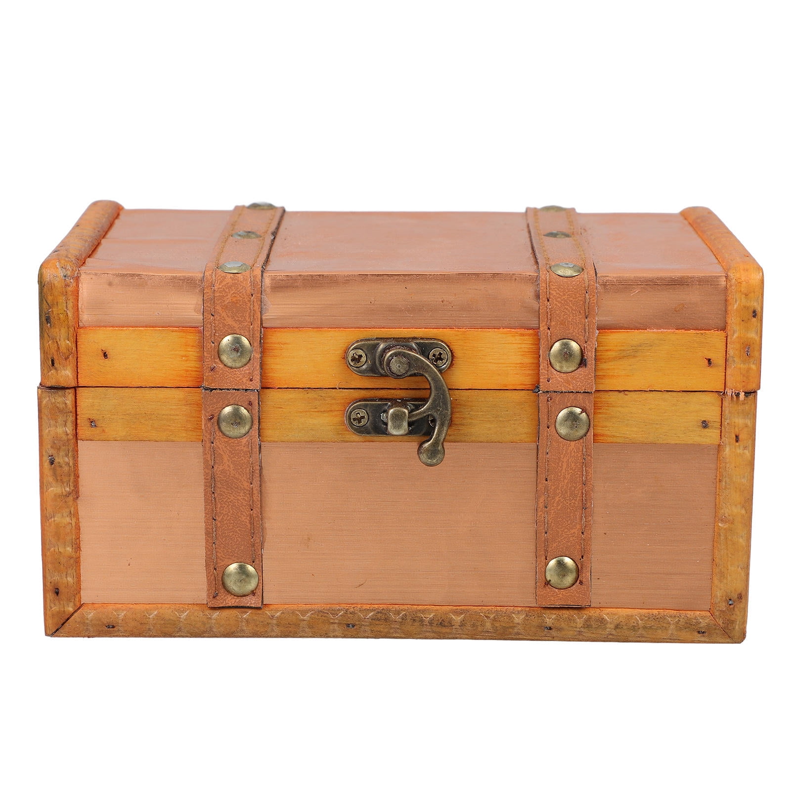 Masteelf Retro Wooden Storage Box Vintage Decor Bins with Lids Display ...