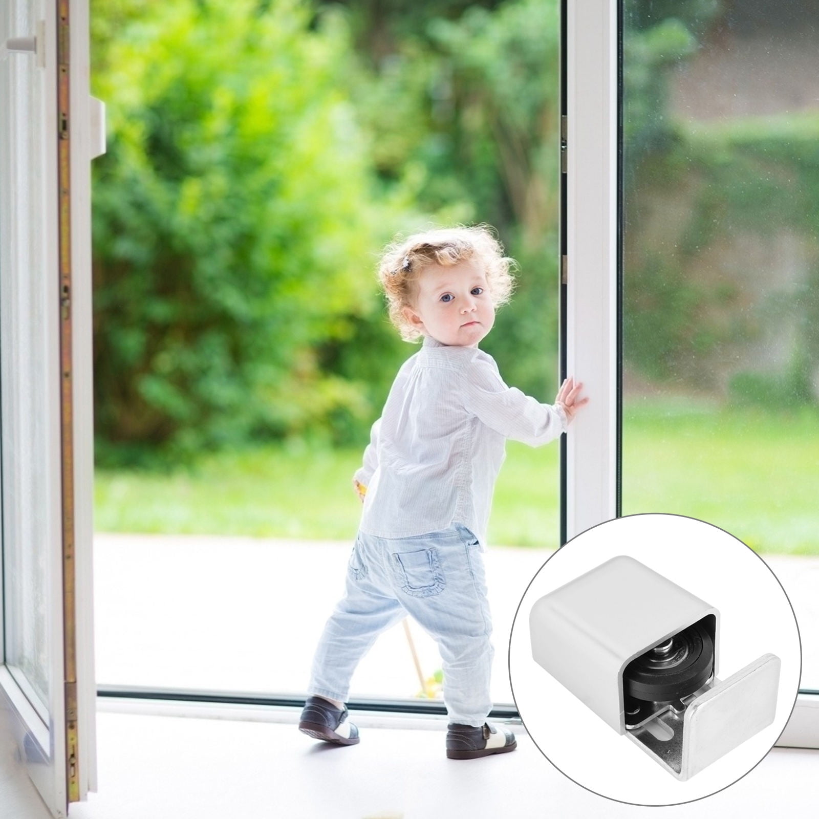 Masteelf Rollers Door Locator Door Guide Rail Door Roller Guide 7.5x3 ...