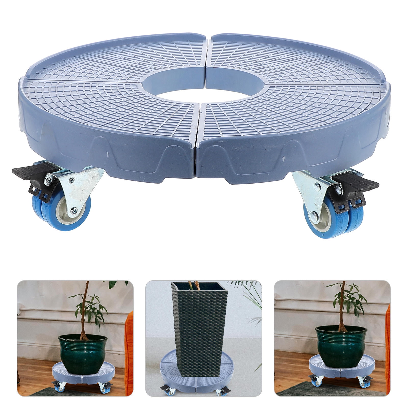 Masteelf Rolling Plant Stand with Wheels Adjustable Heavy Duty Plant ...