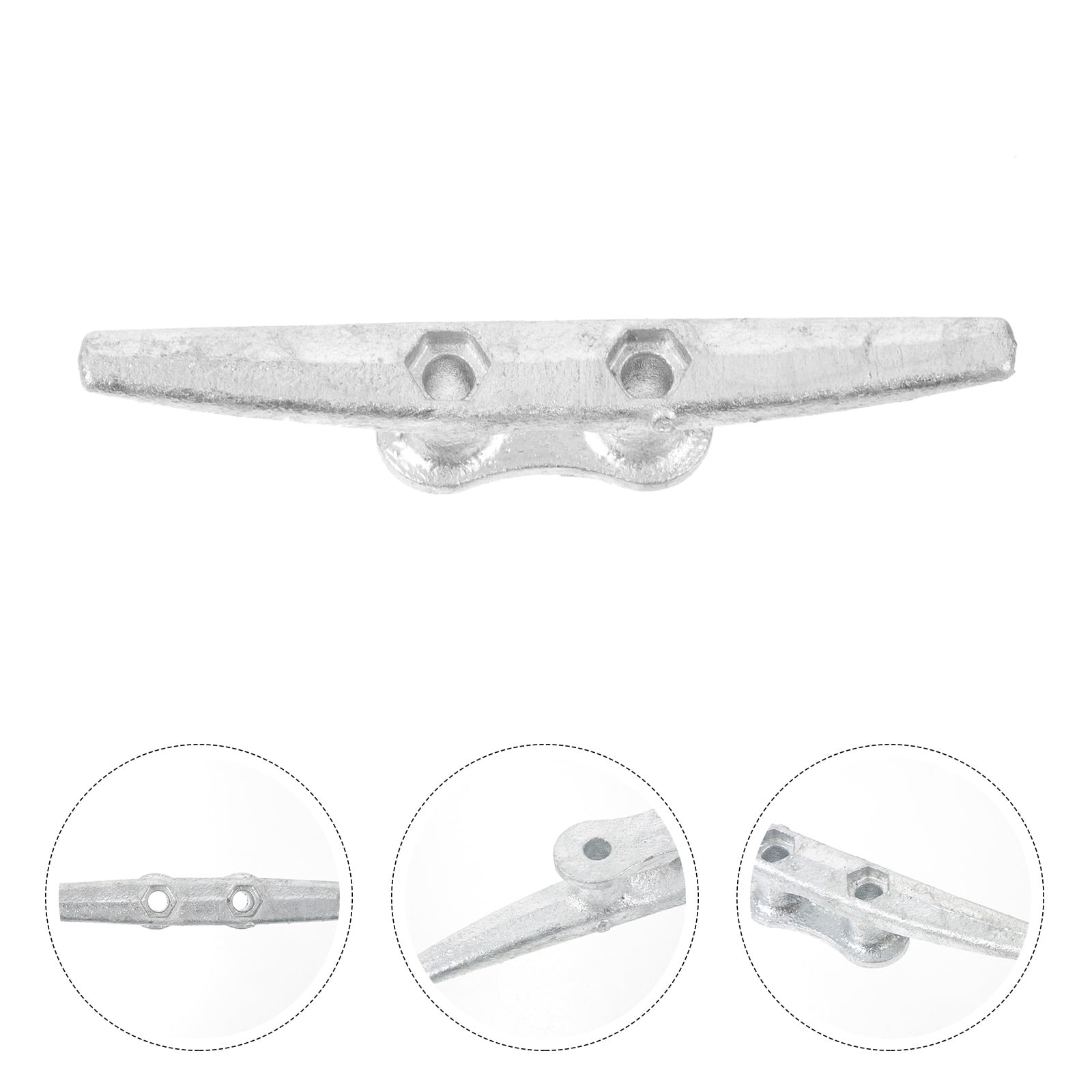 Masteelf Rope Fixing Cleat Boat Mooring Accessories Cleats Dock Silver ...