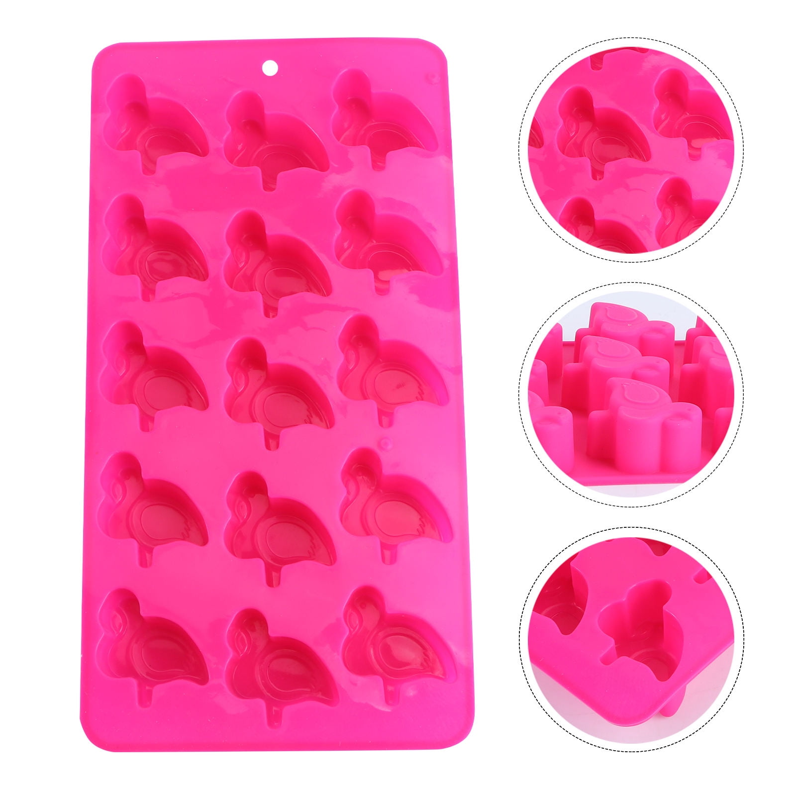 HEATSHAKING 2pcs Flamingo Silicone Candy Nonstick Diy And For Home ...