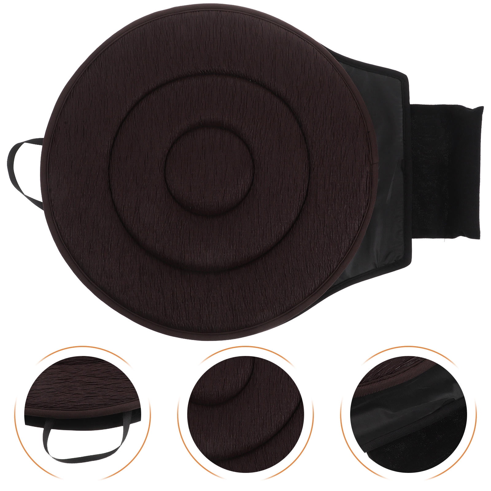 Masteelf Rotating Car Seat Cushion Flexible Round Chair Seat Cushion ...