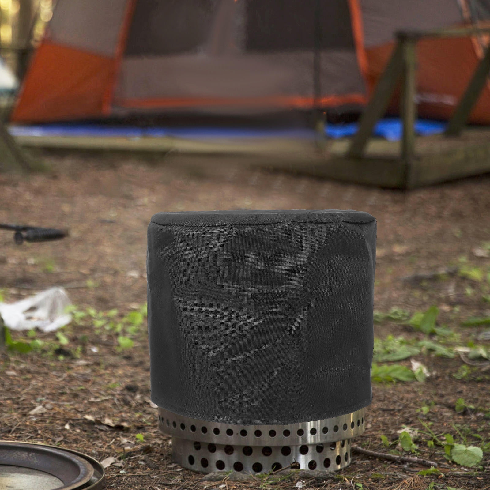 Masteelf Round Fire Pit Cover Oxford Cloth Patio Fire Bowl Cover Small ...