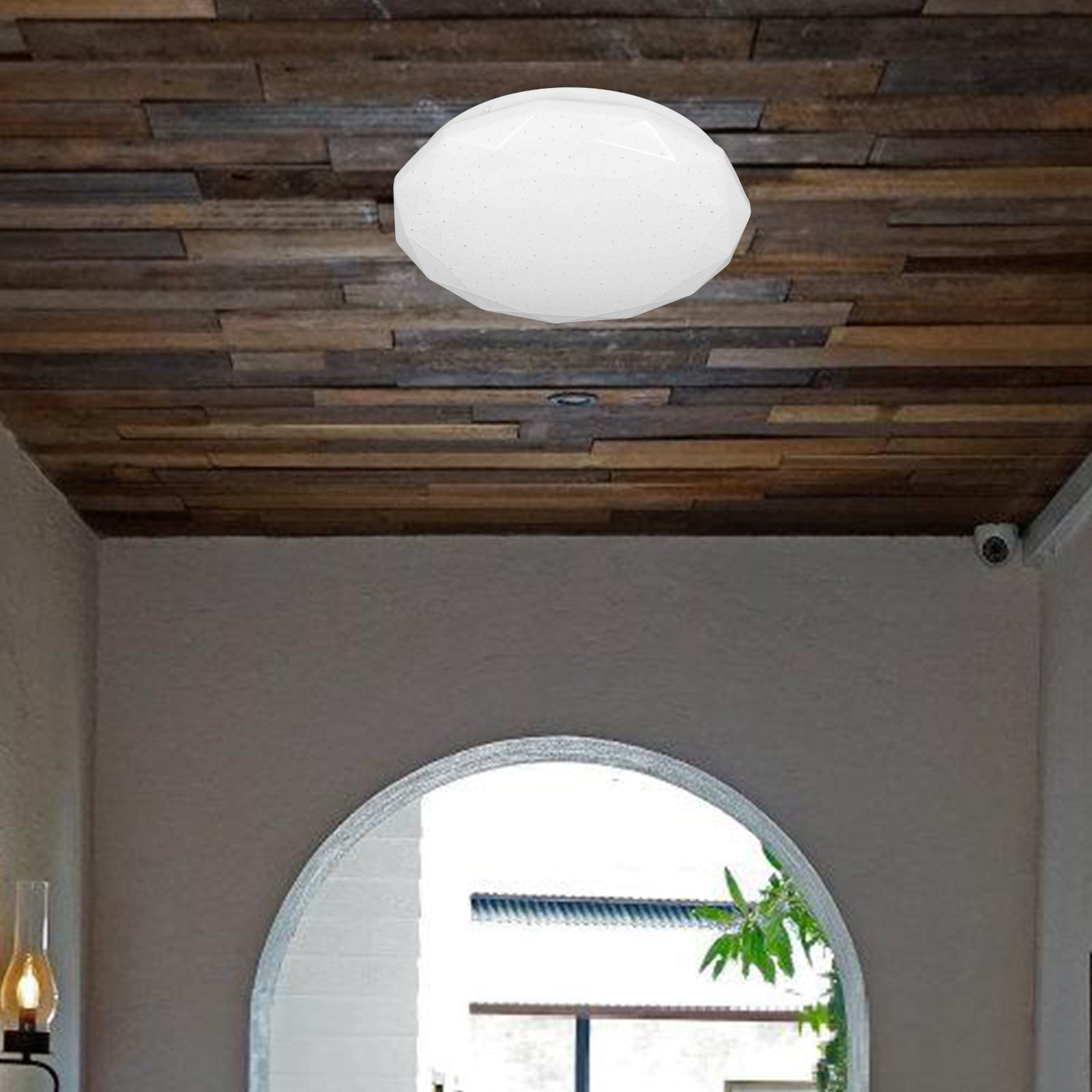 Masteelf Round Plastic Ceiling Light Shade for Bedrooms and Living ...