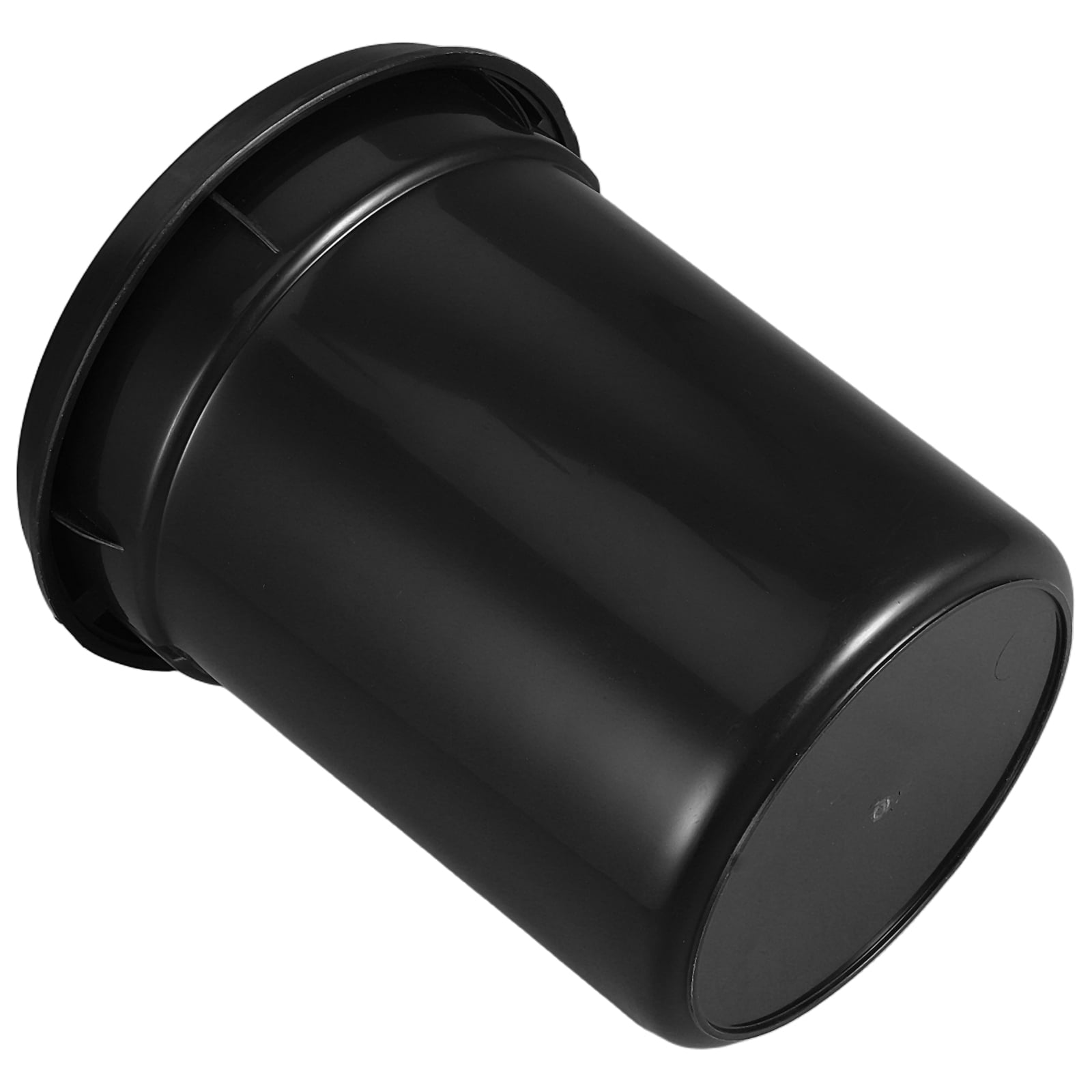 Masteelf Round Plastic Trash Can Inner Bucket with Handle 3L Black ...