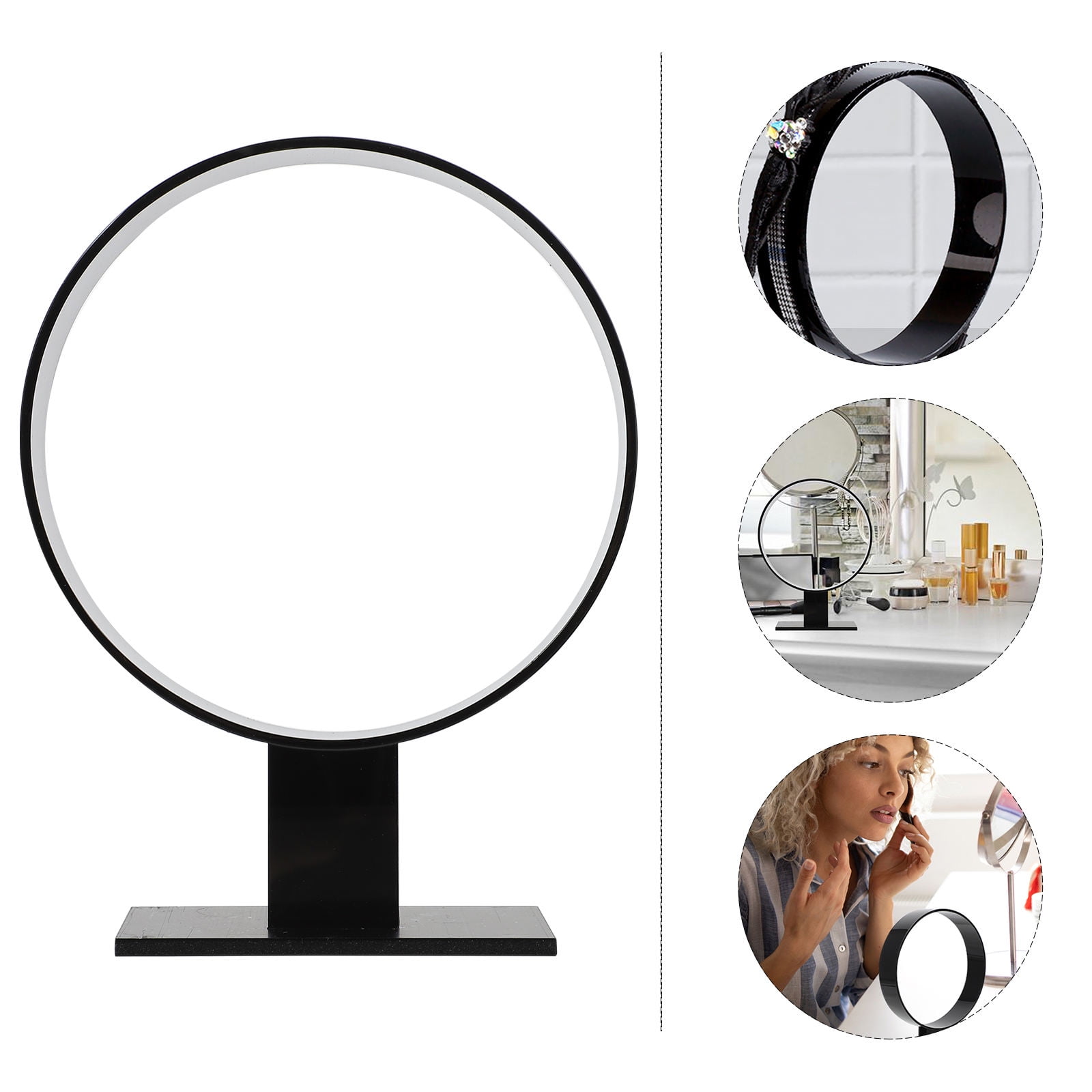 Masteelf Round Shape Acrylic Headband Display Stand for Women Girls ...