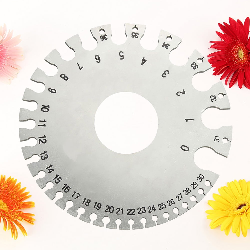 Masteelf Round Wire Diameter Gauge Cable Thickness Ruler Meter ...