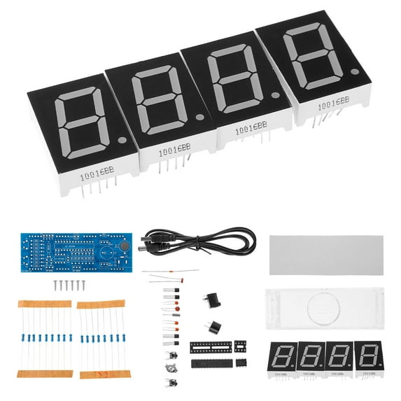 Masteelf LED Digital Clock Kit with Plastic Components for Accurate ...