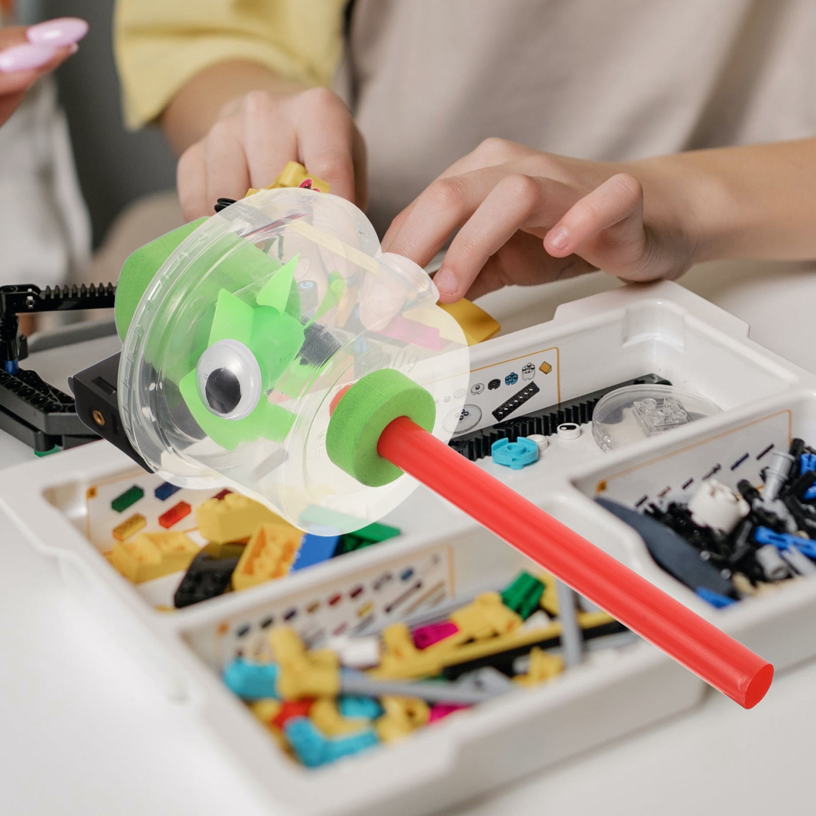 Masteelf STEM Vacuum Cleaner Toys Pretend Play Vacuum Cleaner DIY Steam ...
