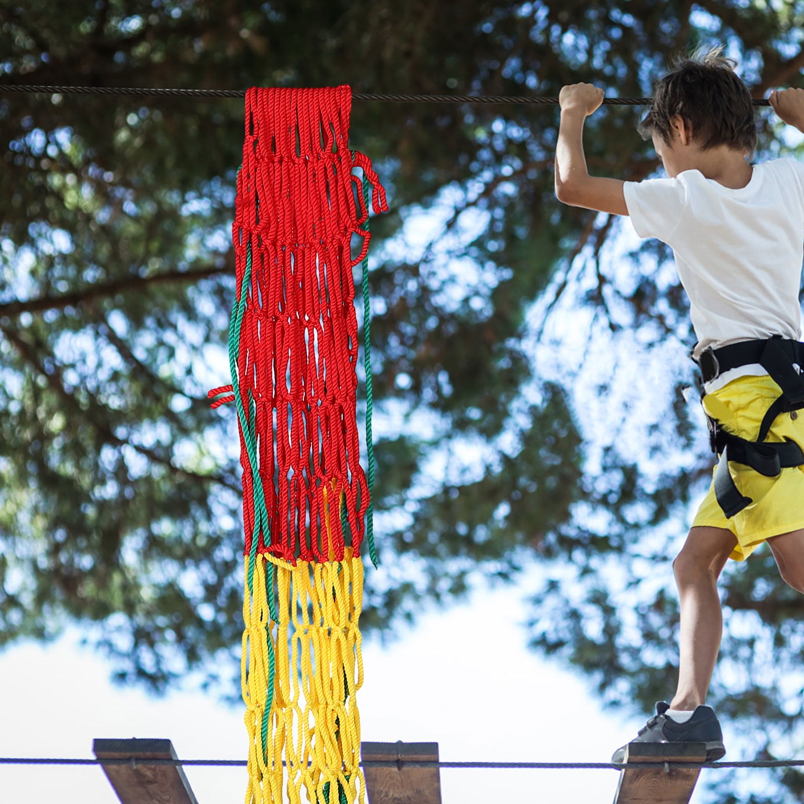 Masteelf Safety Rope Net Kids Climbing Safety Net Tree House Climbing ...