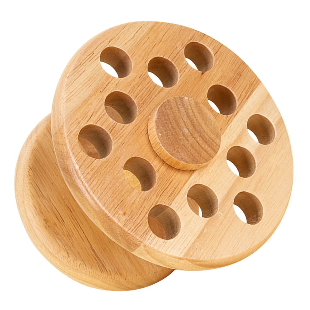 Masteelf Salon Supply Barber Tools Organizer Storage Wooden Rack Barber ...