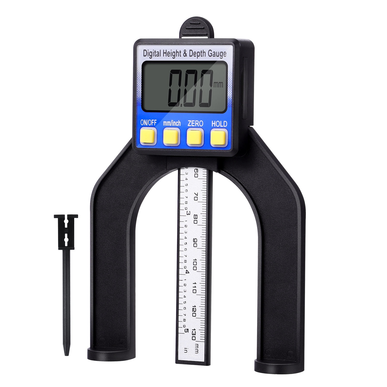 Masteelf Scale Ruler Digital Height Gauge Measuring Tool Self-standing ...
