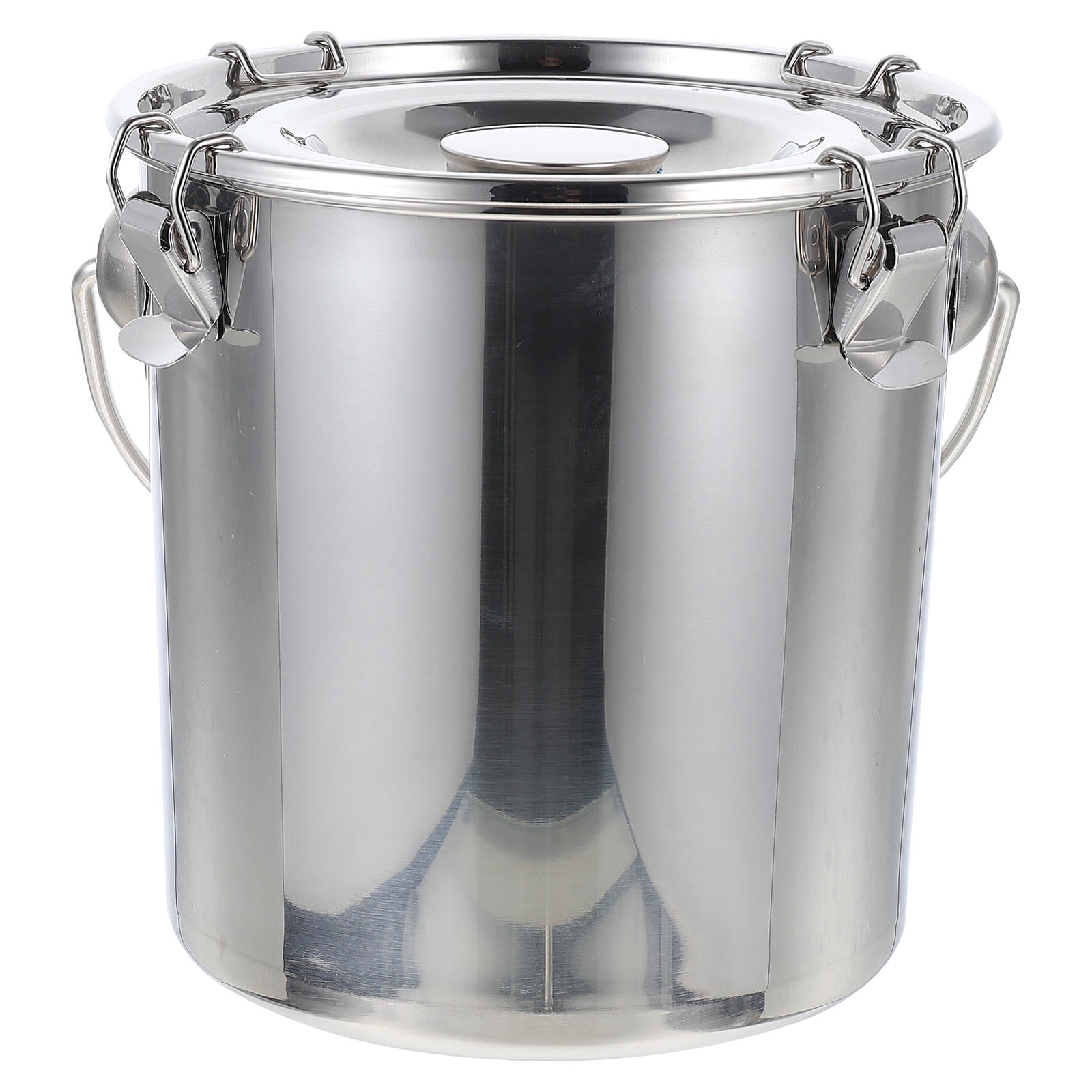 Masteelf Sealed Pail Food Steel Storage Containers Bins with Lids Jars ...