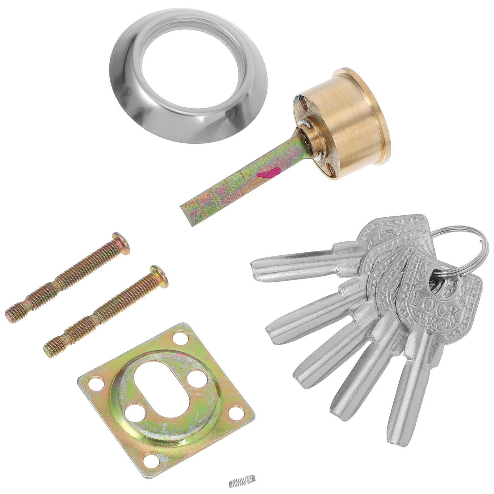 Masteelf Security Door Lock with 5 Keys Matte Door Lock for Home and ...