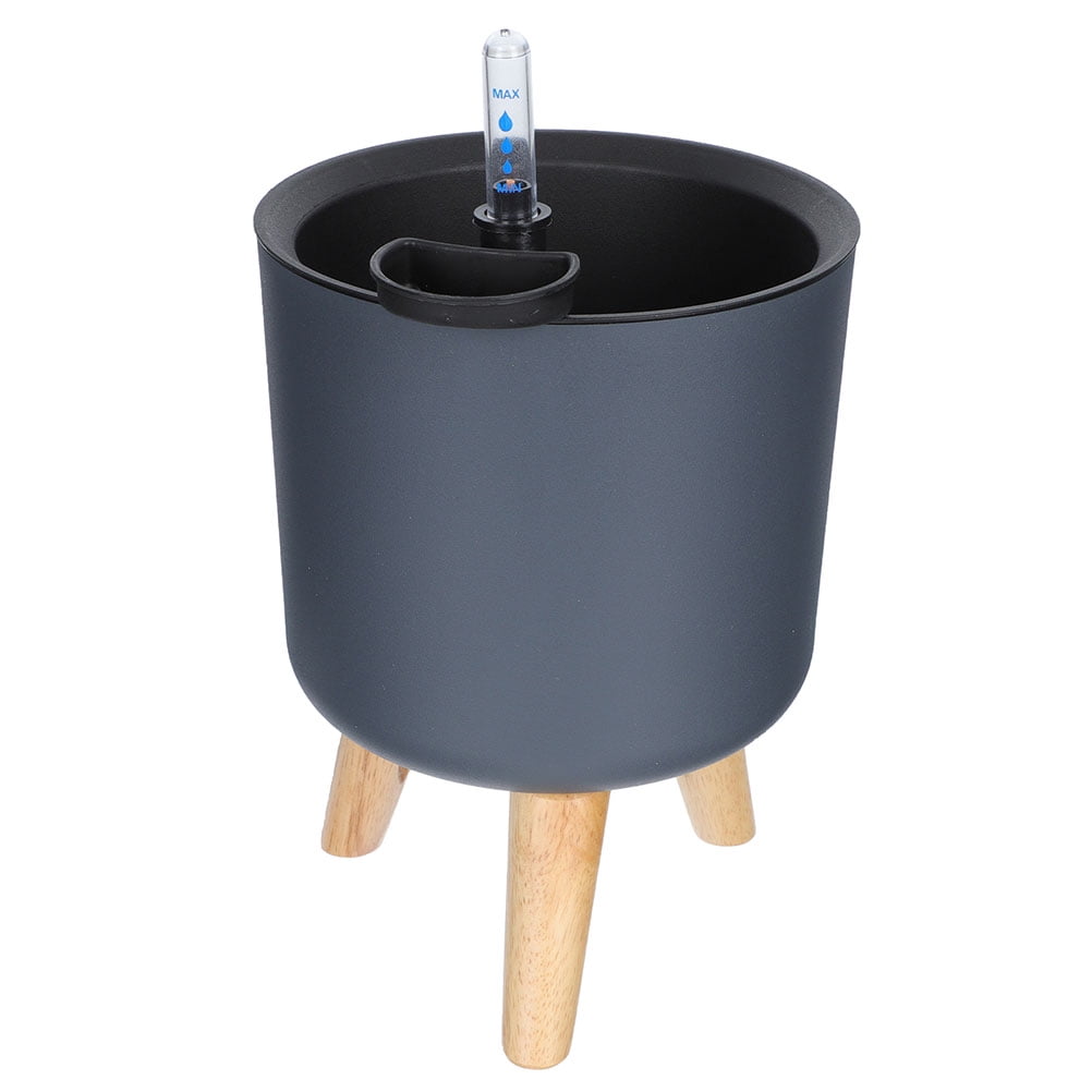 Masteelf Self Watering Plastic Planter with Tripod Stand, Standing ...