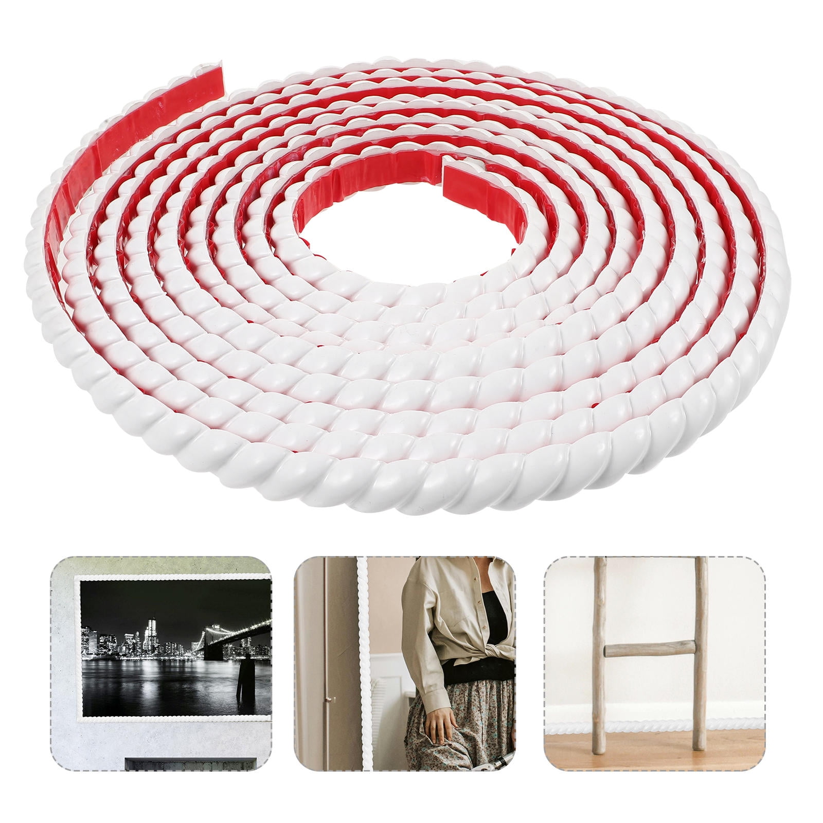 Masteelf Self-adhesive Wall Corner Trim Corner Molding Trim Home Wall ...