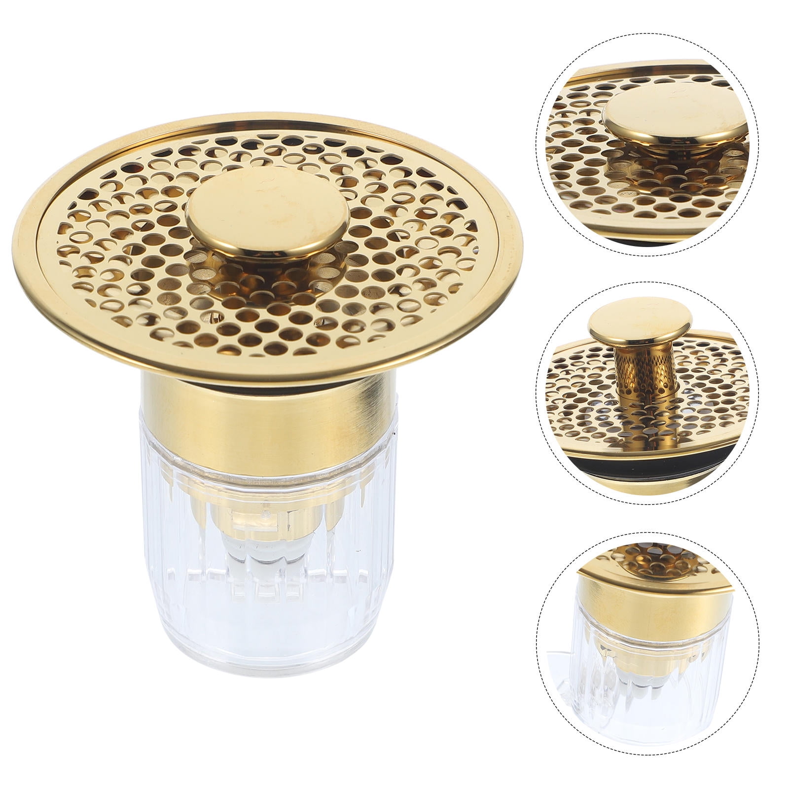 Masteelf SelfClosing Bathroom Sink Stopper with Magnetic Suction and ...