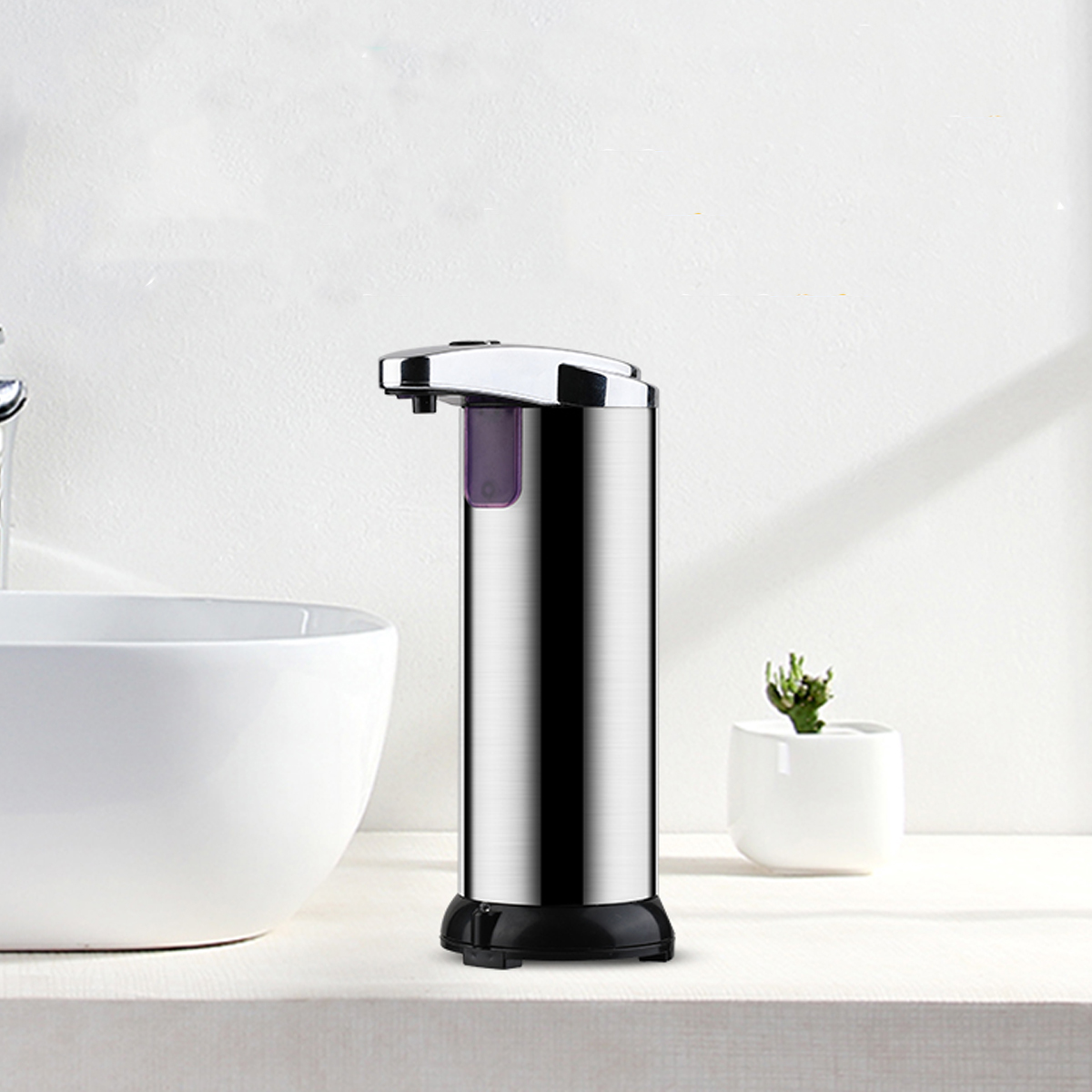 Masteelf Sensor Soap Dispenser Dispensers Automatic Foam Dish Bathroom ...