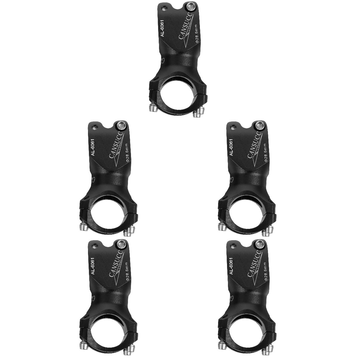Masteelf Set of 5 Adjustable Quill Stem Cycle Handlebar Extension High ...