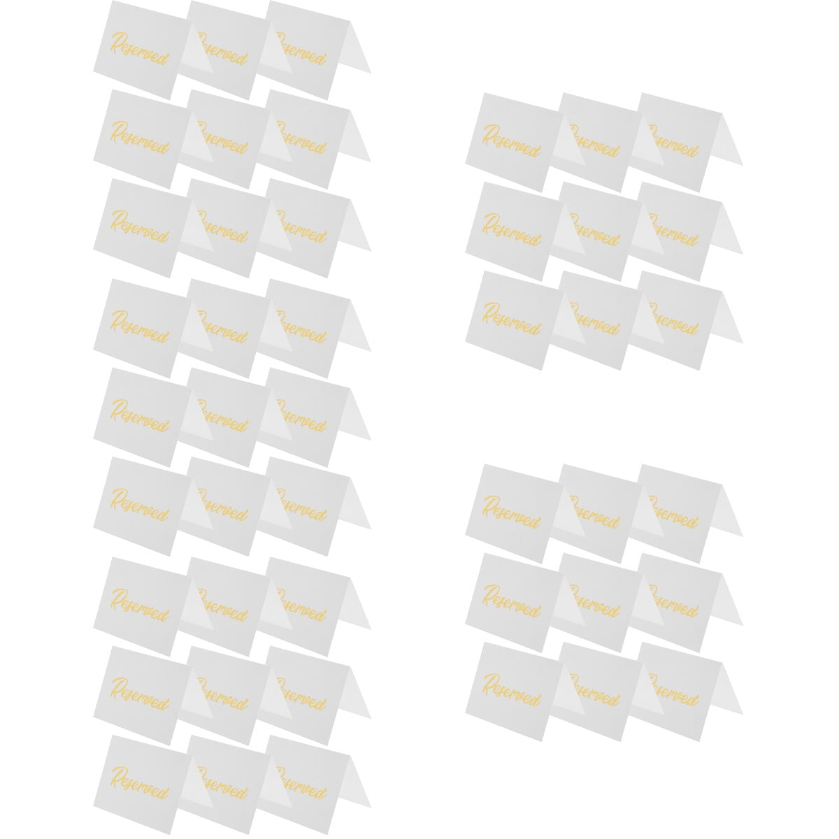 Masteelf Set of 5 Reserved Table Logo Wedding Seats Sign Buffet Labels ...