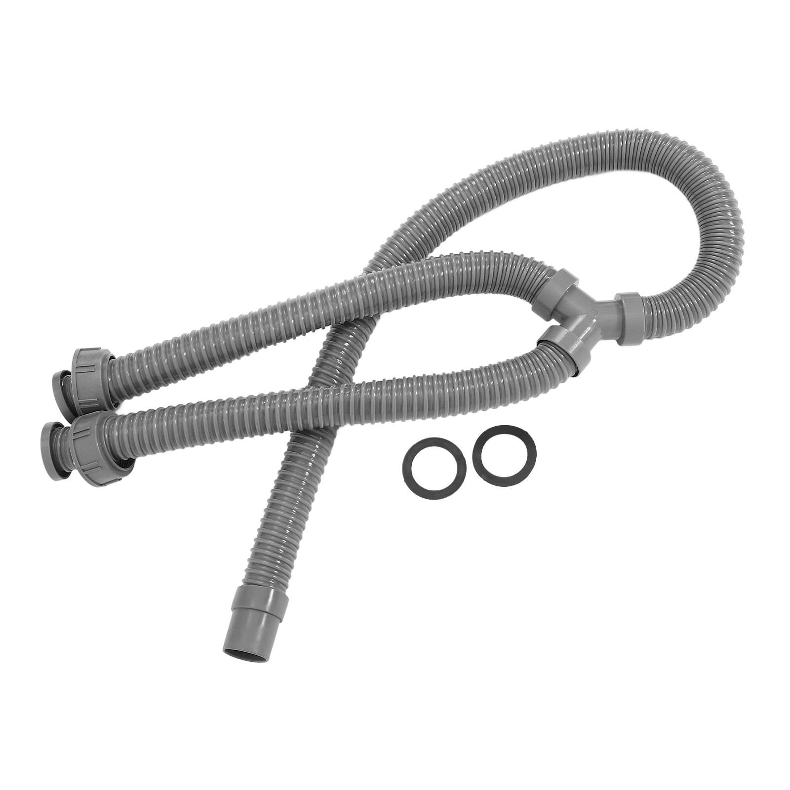 Masteelf Sewer Pipe Garden Hose Nozzle Sink Drain Strainer Washers Grey ...