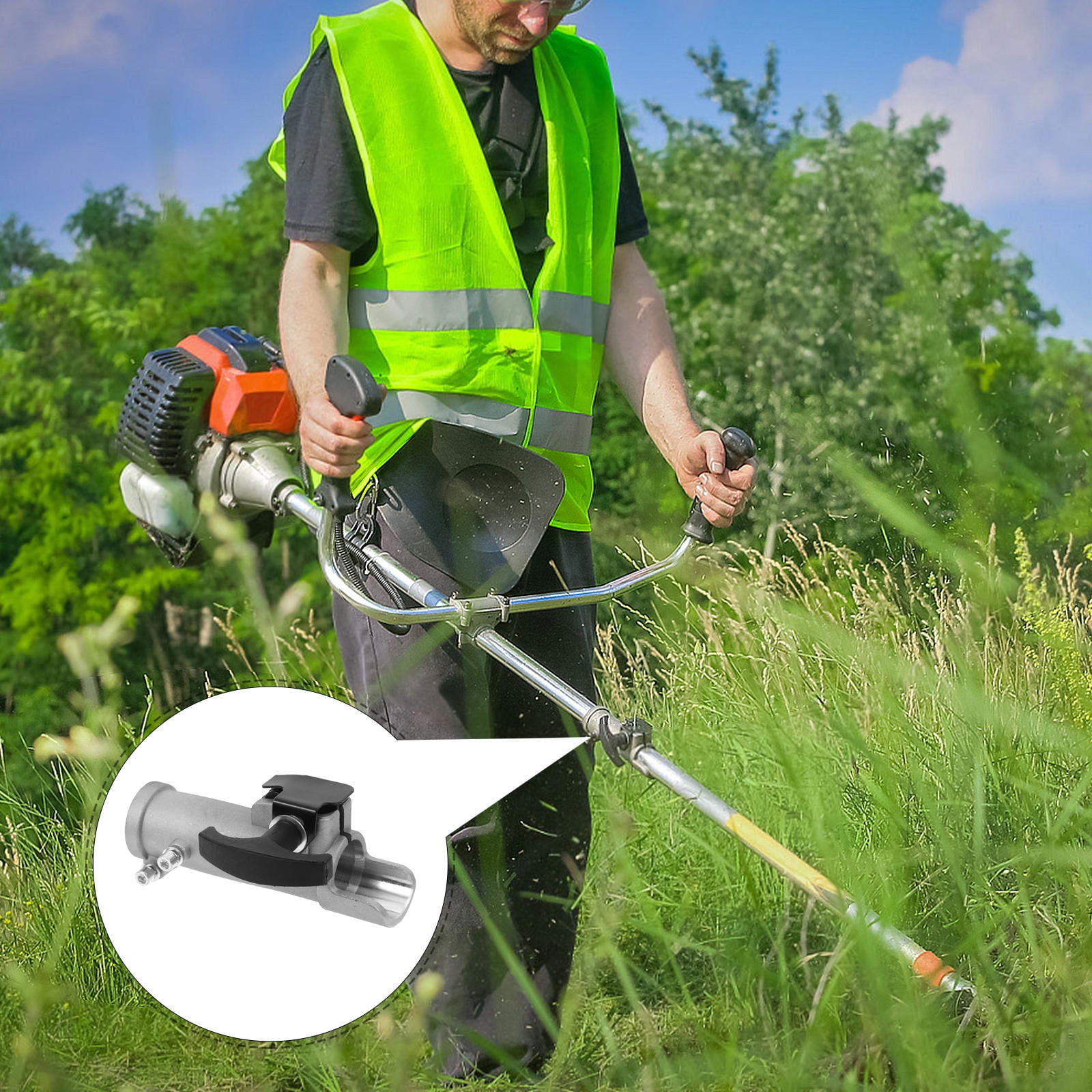 Masteelf Shaft Connectors Replacement Shaft Connector Clamp Tool Brush ...