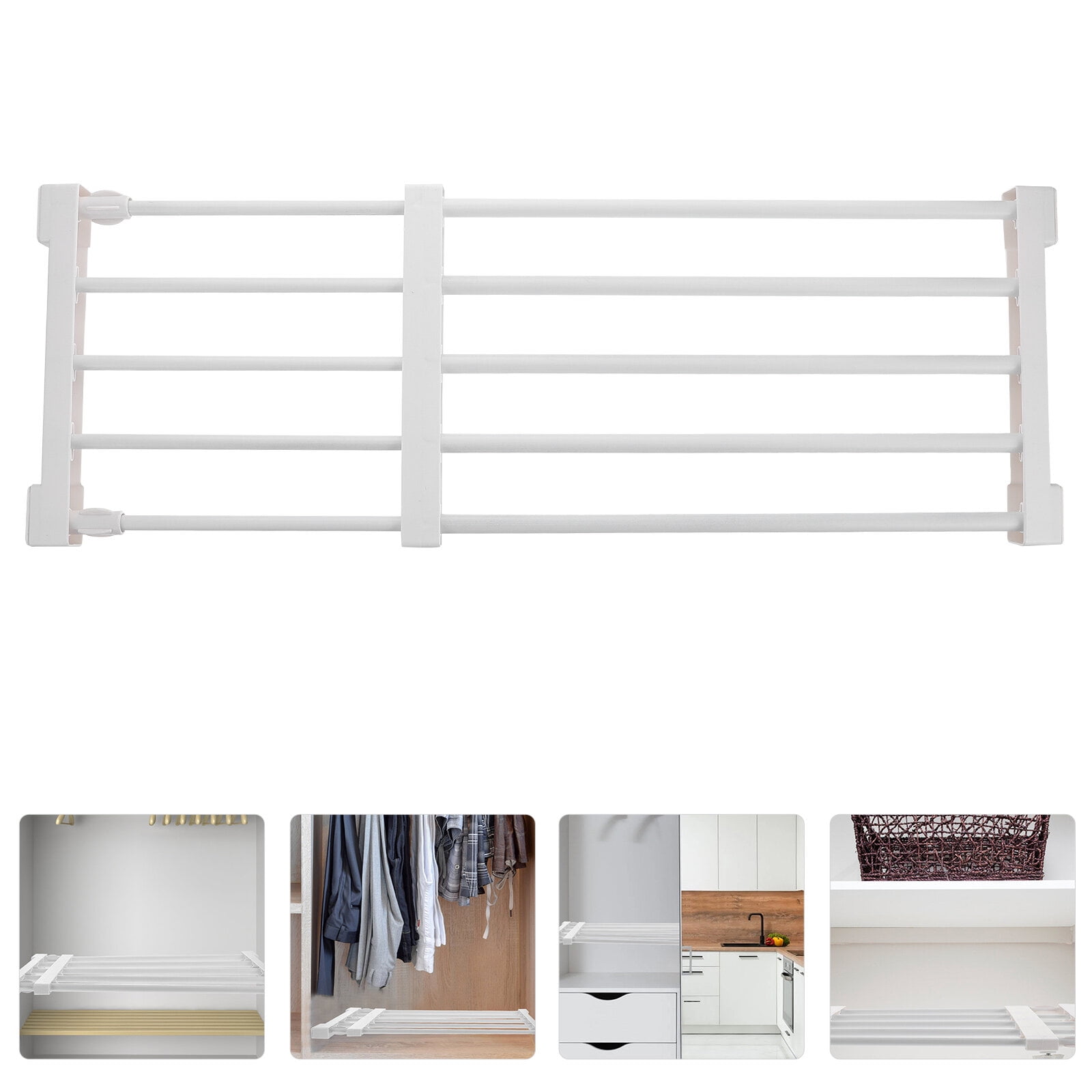 Masteelf Shelf Dividers Storage Partition Retractable Over-crowded ...